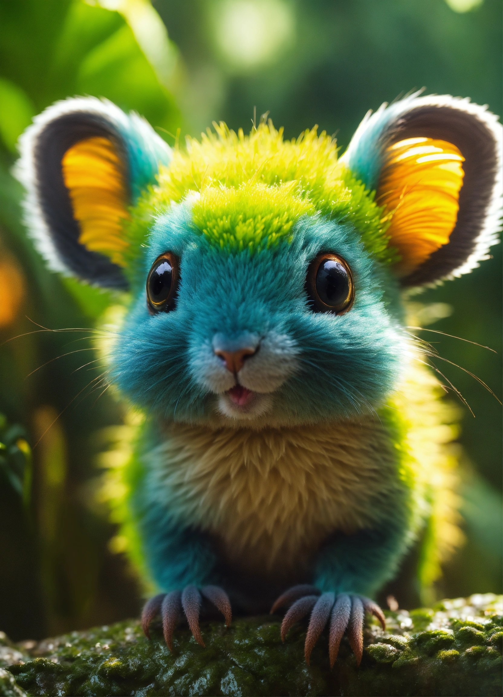 Lexica - Ultra realistic most beautiful fuzzy little creatures in the ...