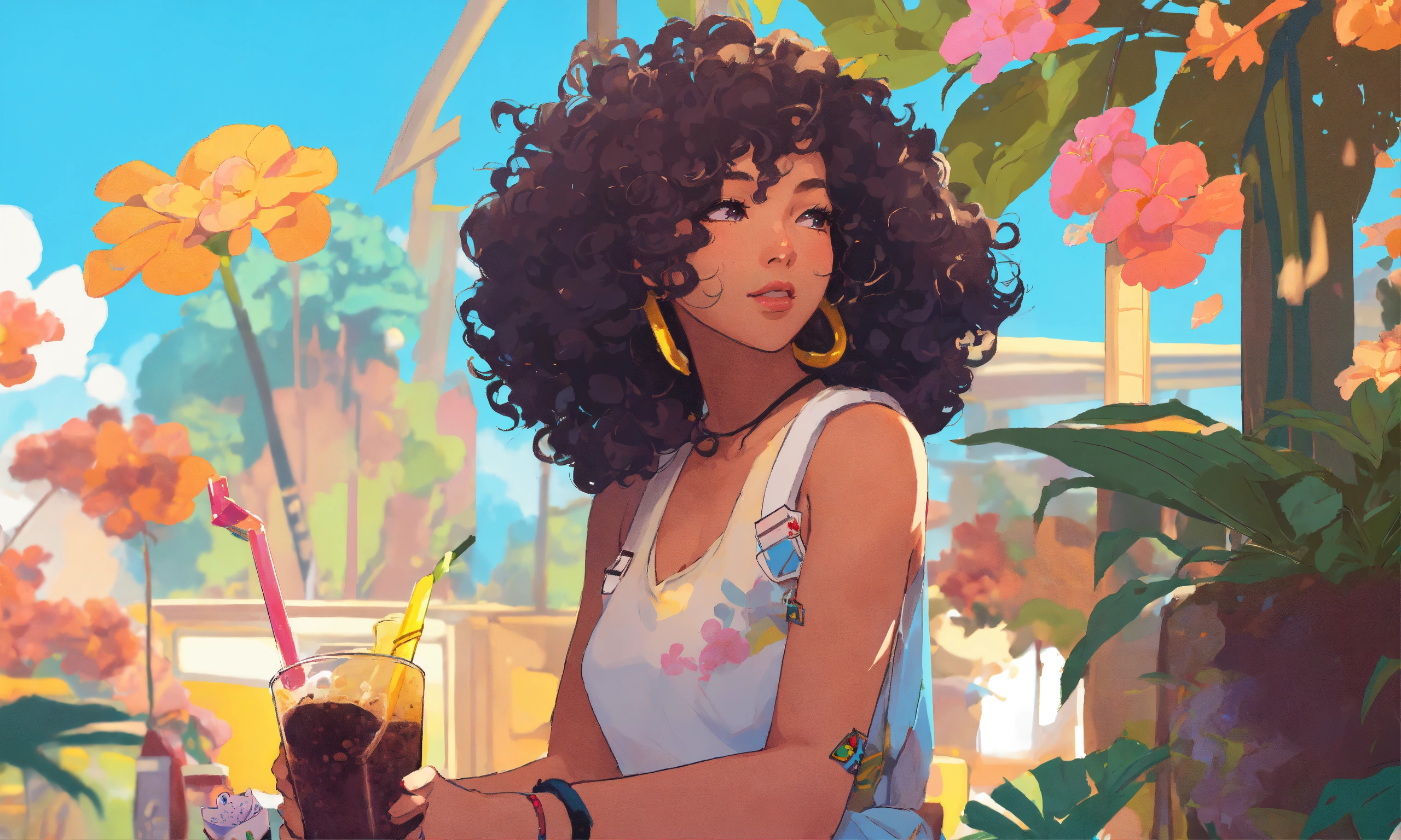 Lexica - BOBA Tea VECTOR, curly locks, joy, boba tea, milk tea, island ...