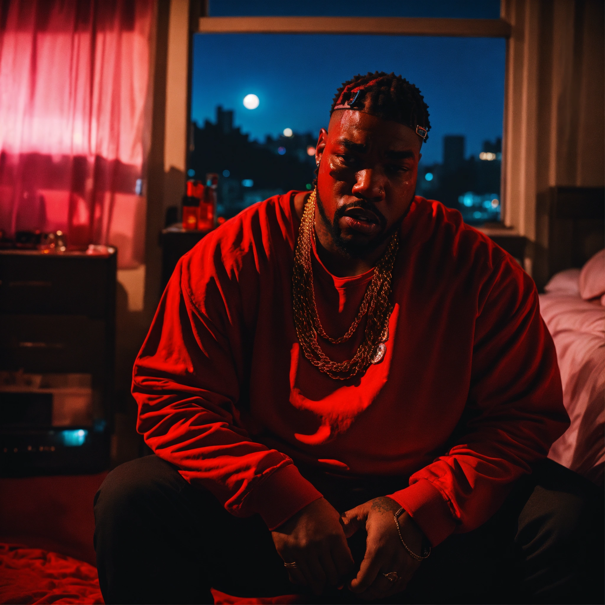 Lexica - Interior view rapper Antron Singleton "Big Lurch" mean face ...