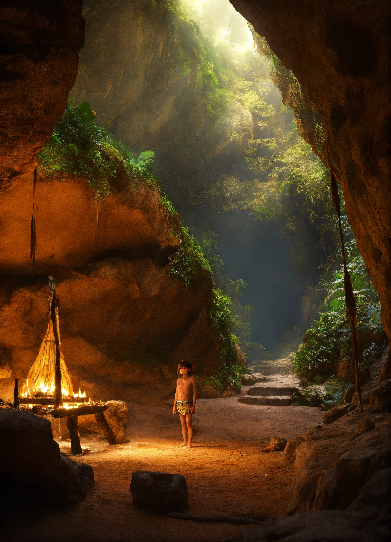 Lexica - An 8 year old cave boy and her tribe 8 million years ago ...