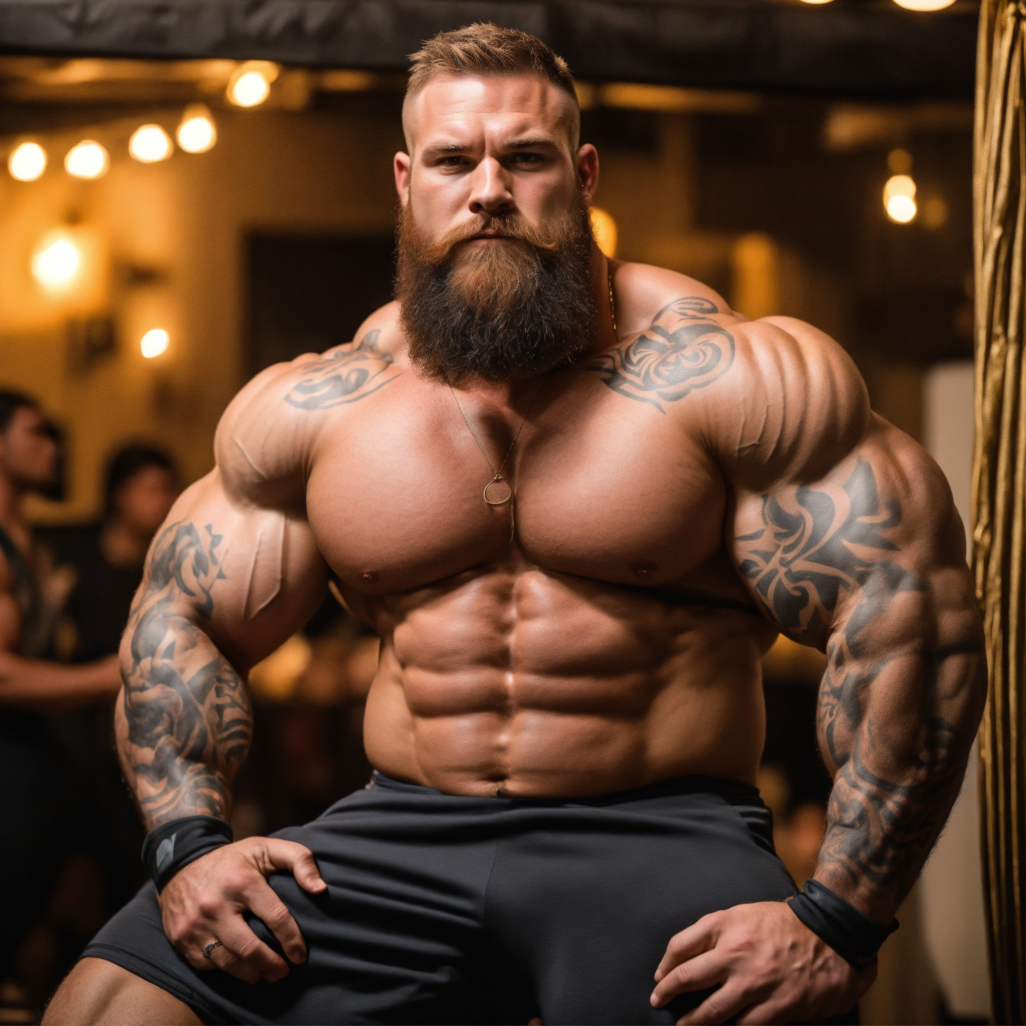 Lexica - 30-year-old man with big muscles, big bodybuilder, body like a ...