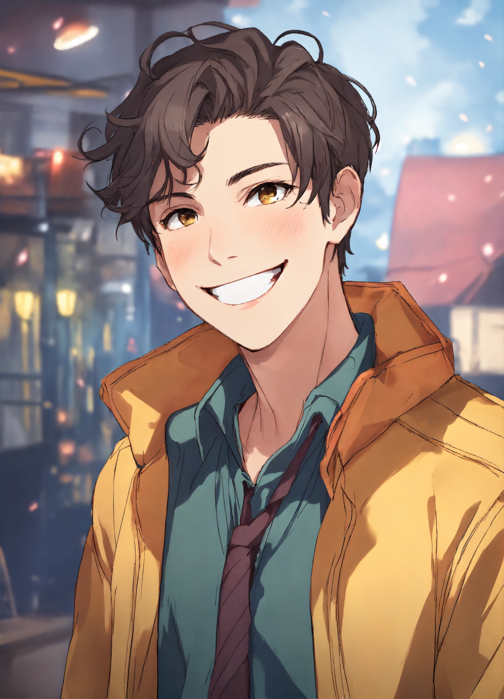 Lexica - Smiling happy victor