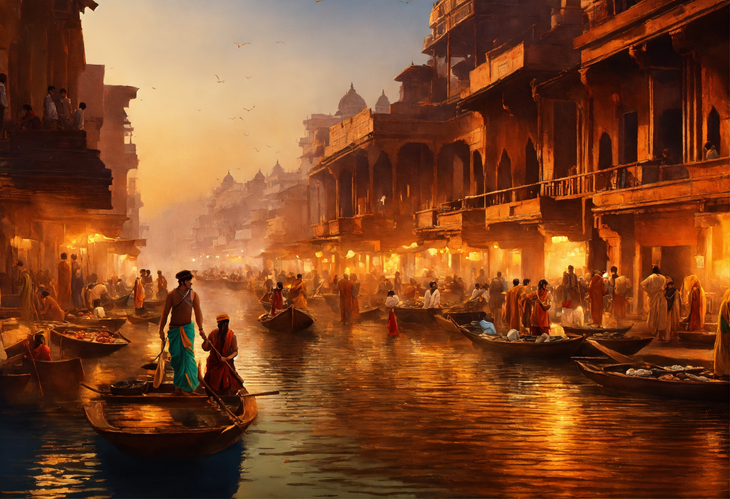 Lexica - Varanasi during ancient time when Varanasi main market was ...