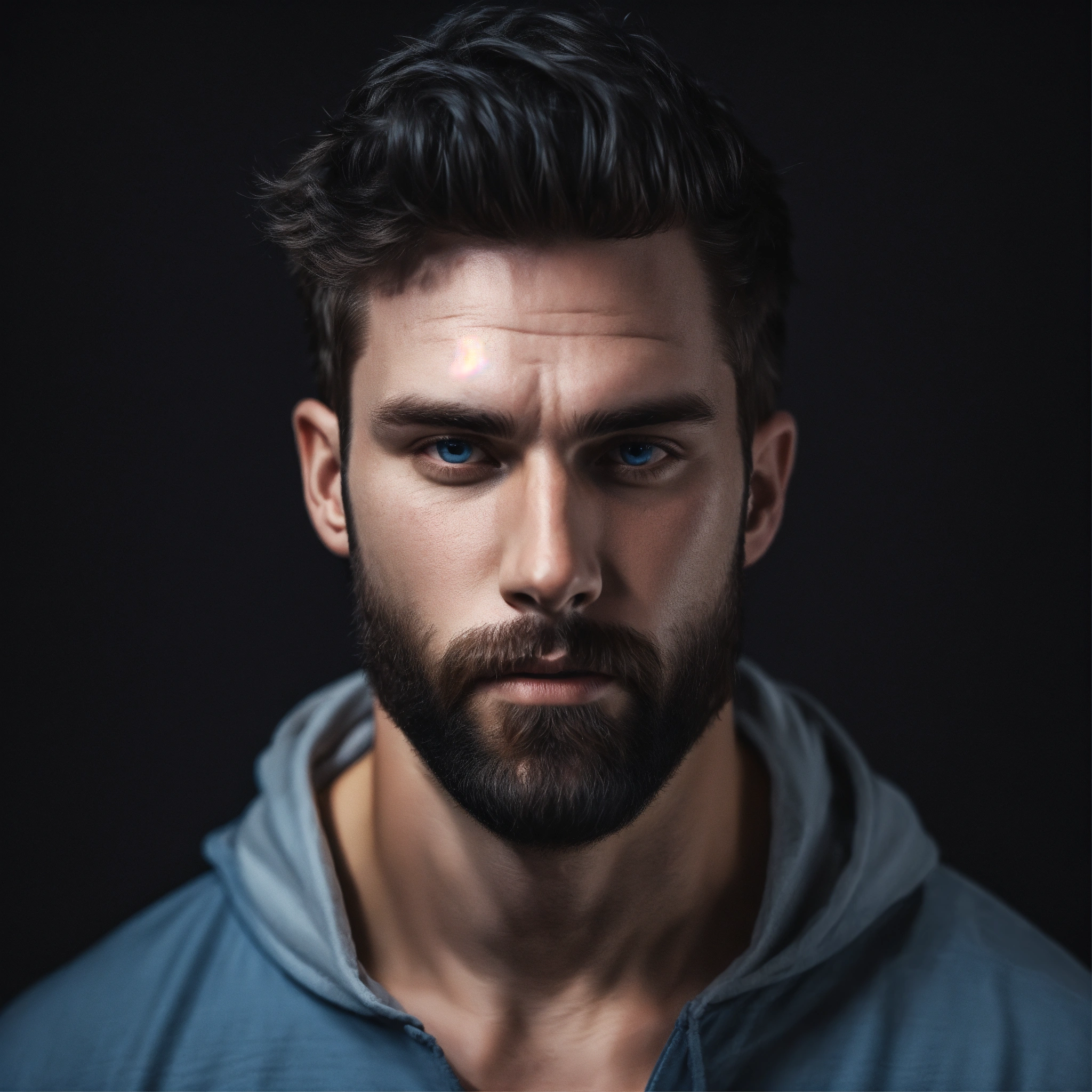 Lexica - Hot white boy face blue ayes black hair muscular face and ...