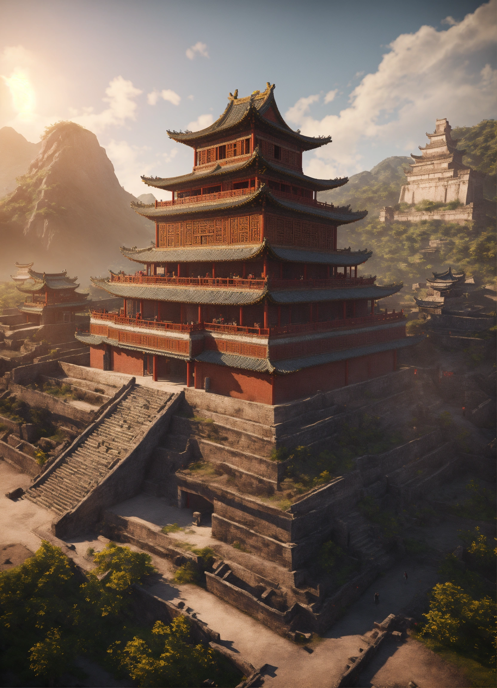 Lexica - The ancient Chinese citadel was abandoned transcription of the ...