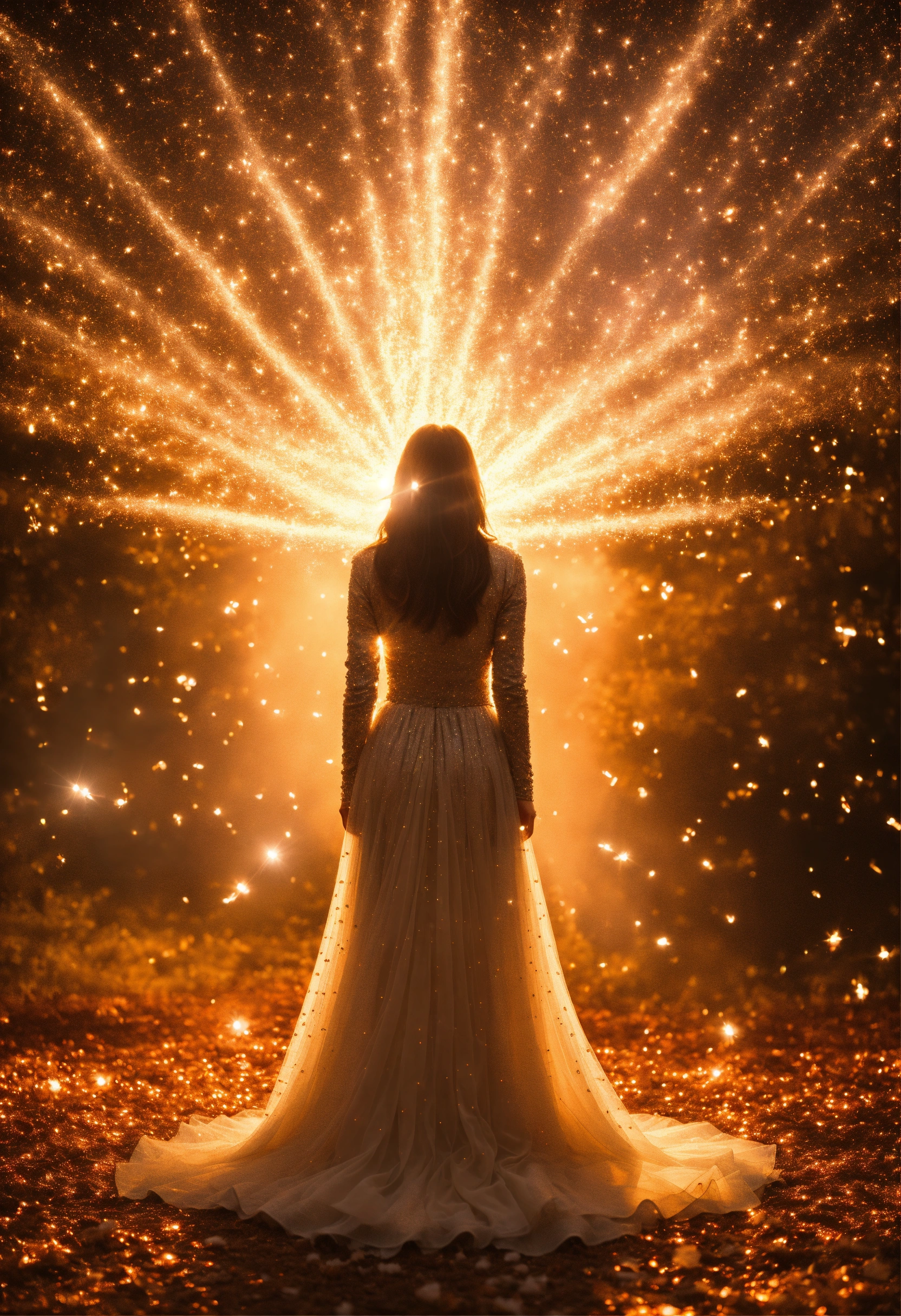 Lexica - Front portrait Photography, Holy Spirit Light blasting down ...