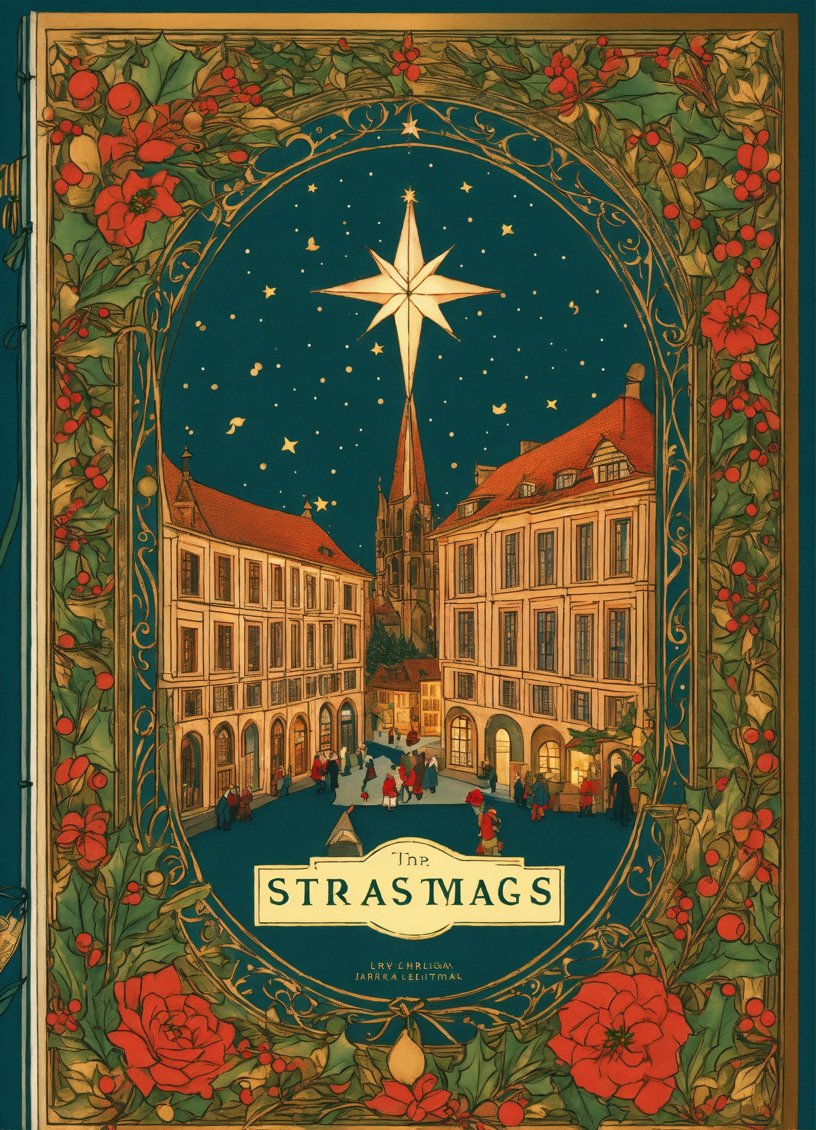 Lexica - Book cover, xmas, Strasbourg, illumination, xmas, breztel