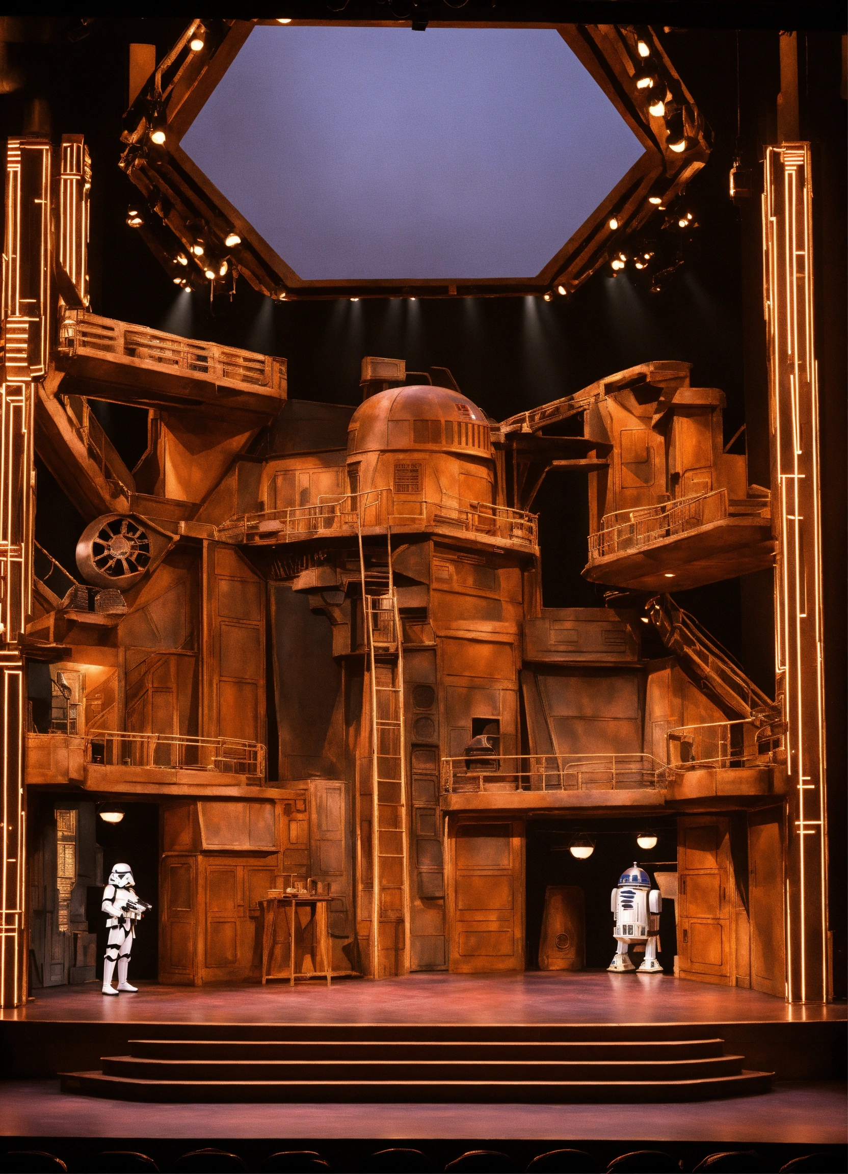 Lexica - A set design for a Broadway show about Star Wars