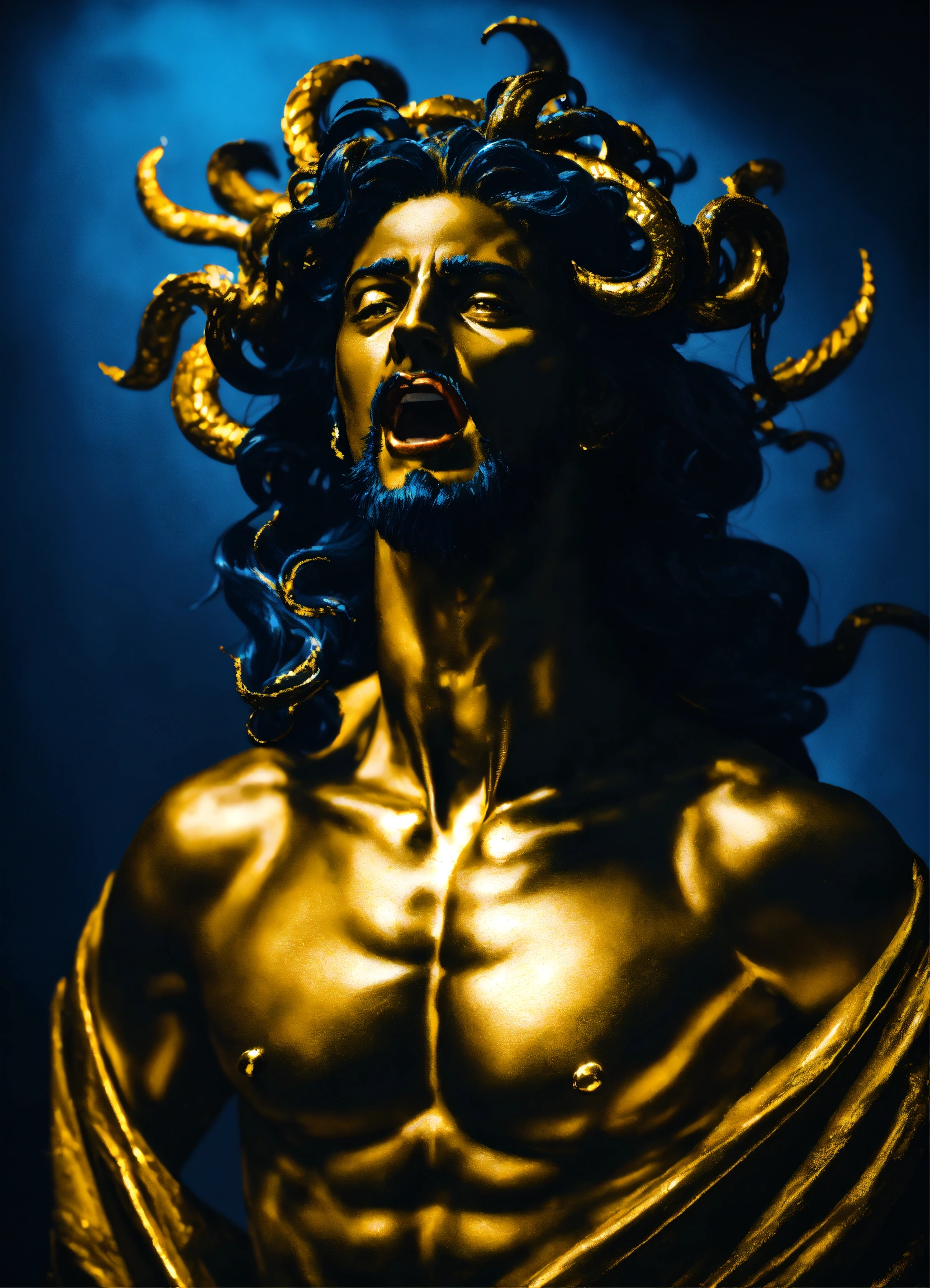 Lexica - Full-length view,a man looking straight, natural standing pose ...