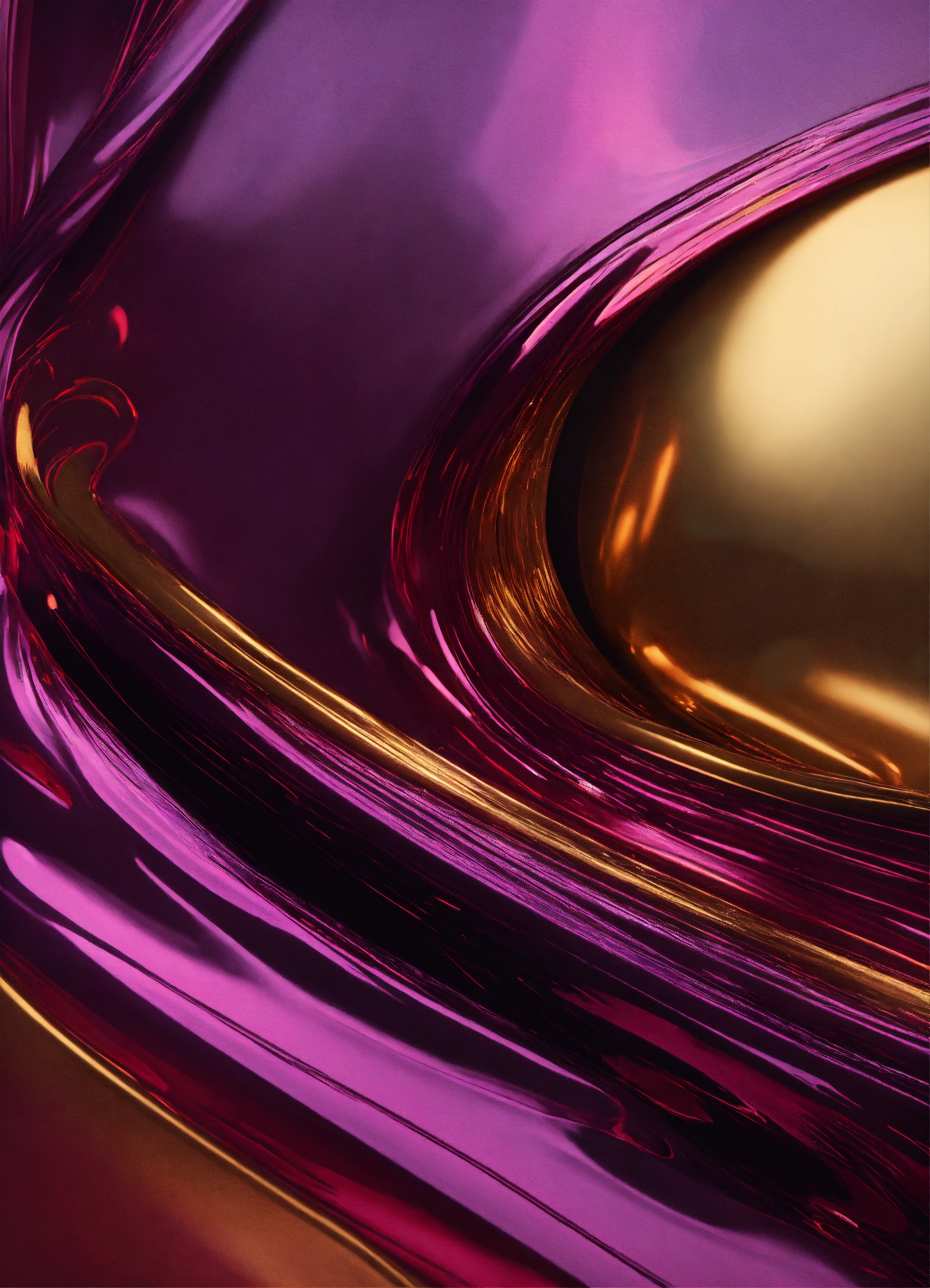 Lexica - A painting with iridescent purple and black, in the style of ...