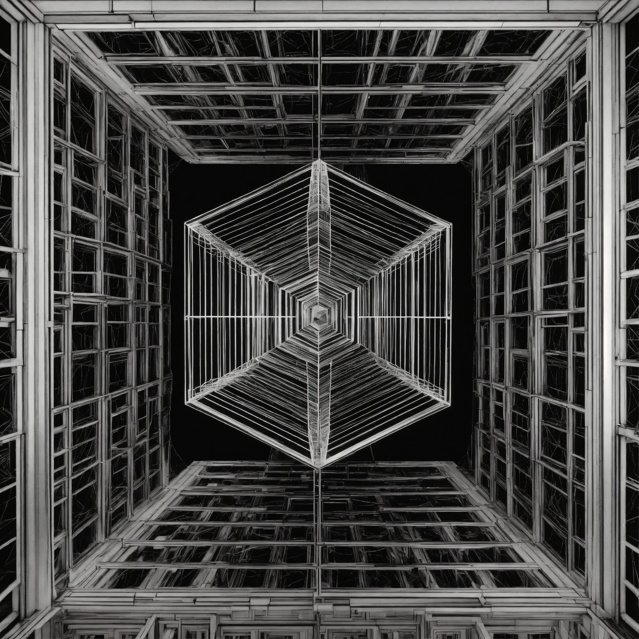 Lexica - Taoist tesseract body fractal three point perspective ...