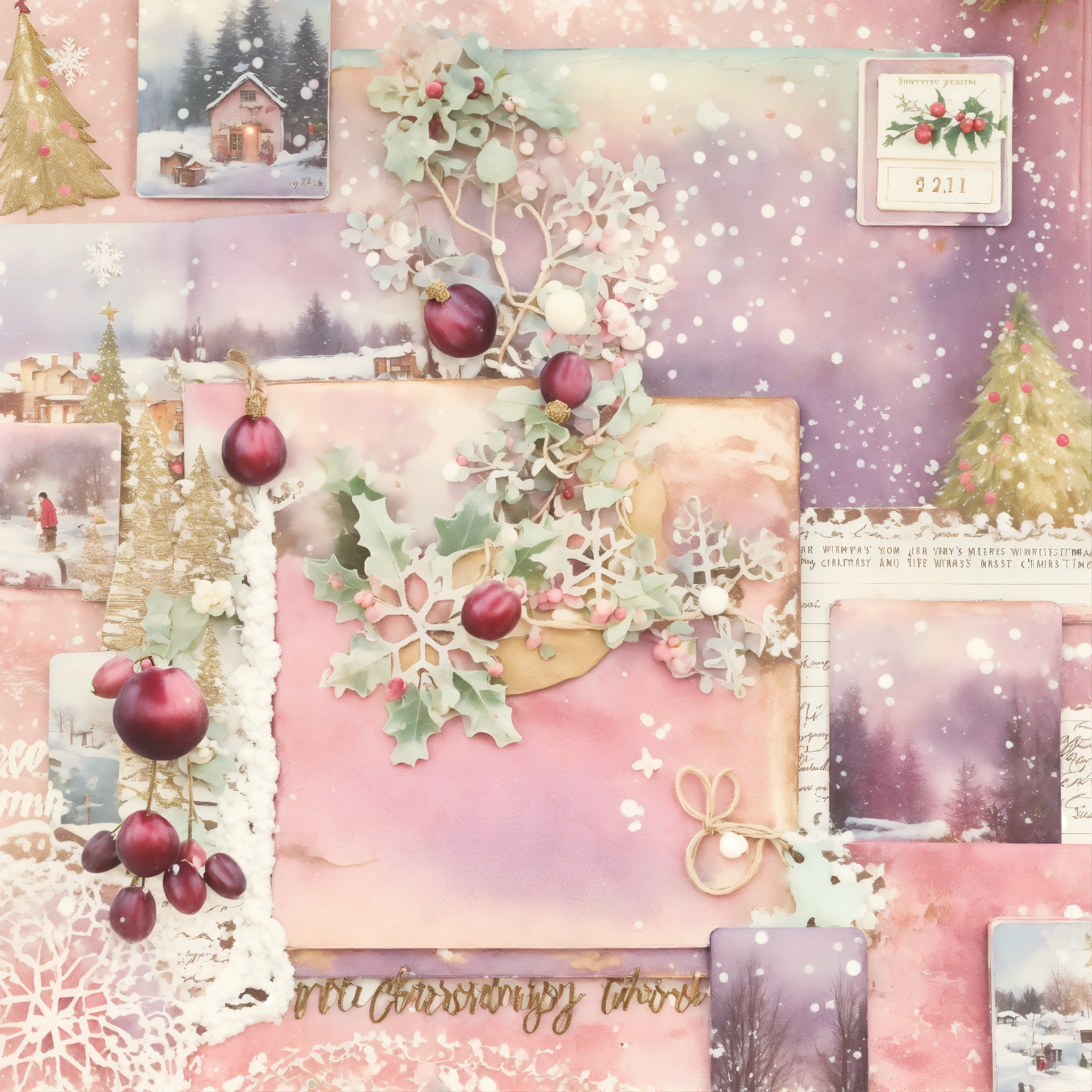 Lexica - Shabby chic dreamy mist pastel colors junk journaling ...