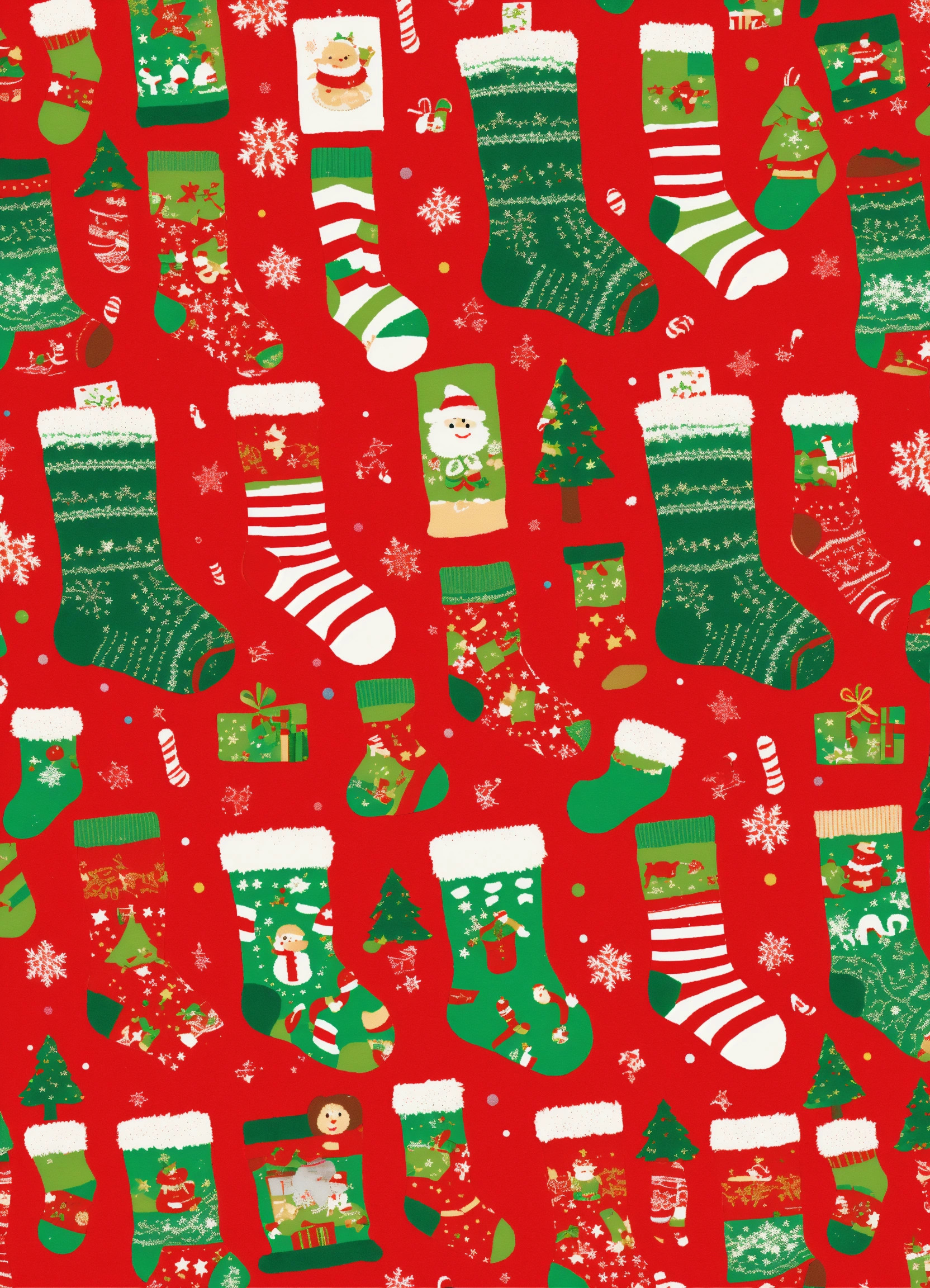 Lexica - Merry Christmas socks pattern