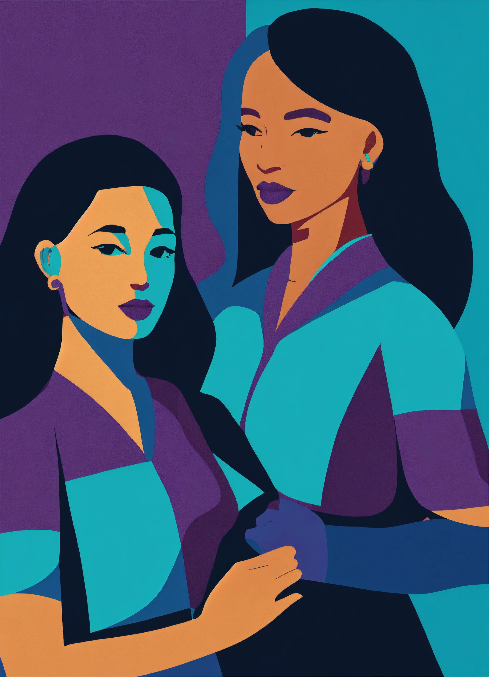 Lexica - Vector icon that represents a women of color supporting each ...