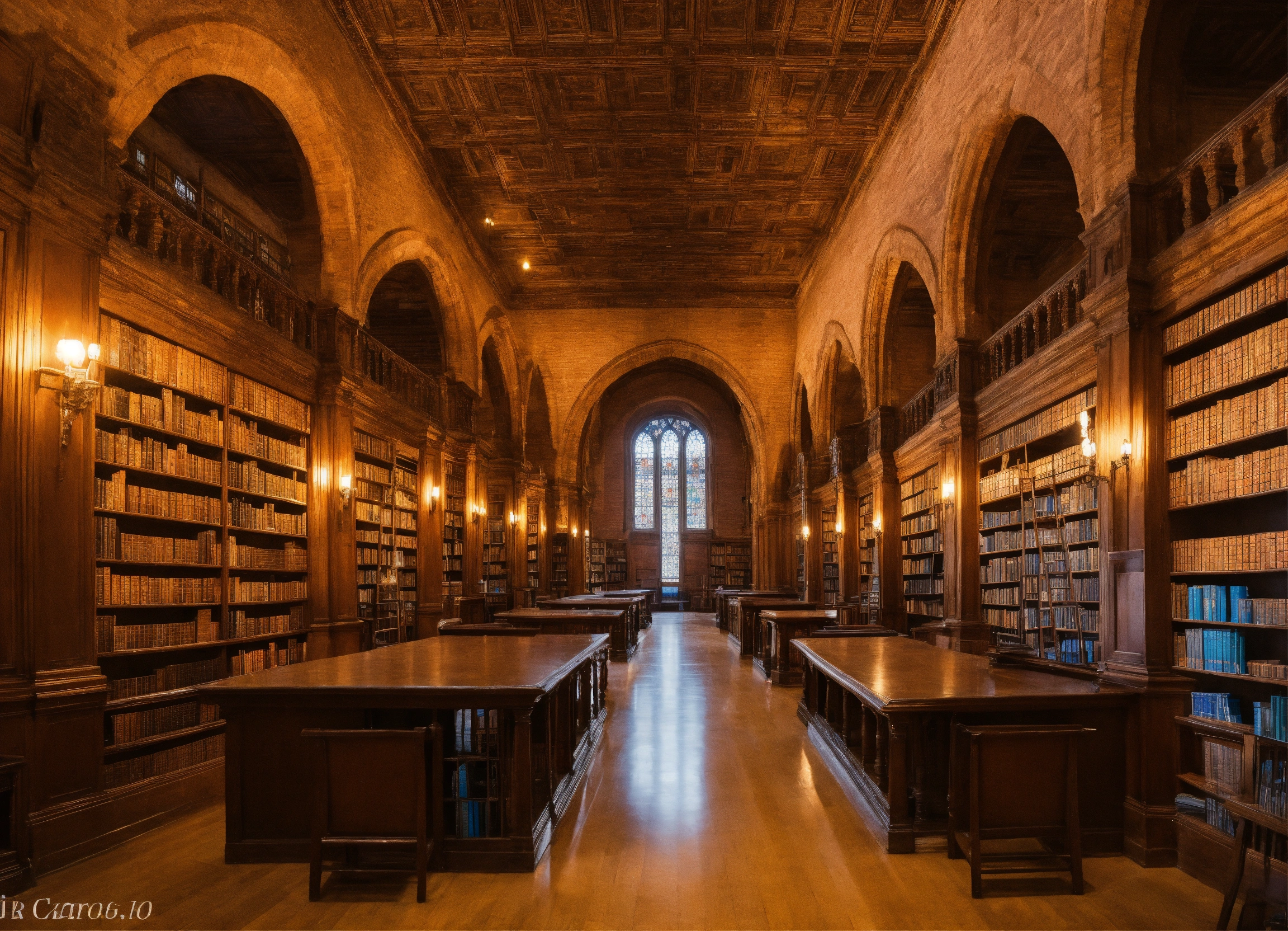 Lexica - Richardsonian Romanesque library