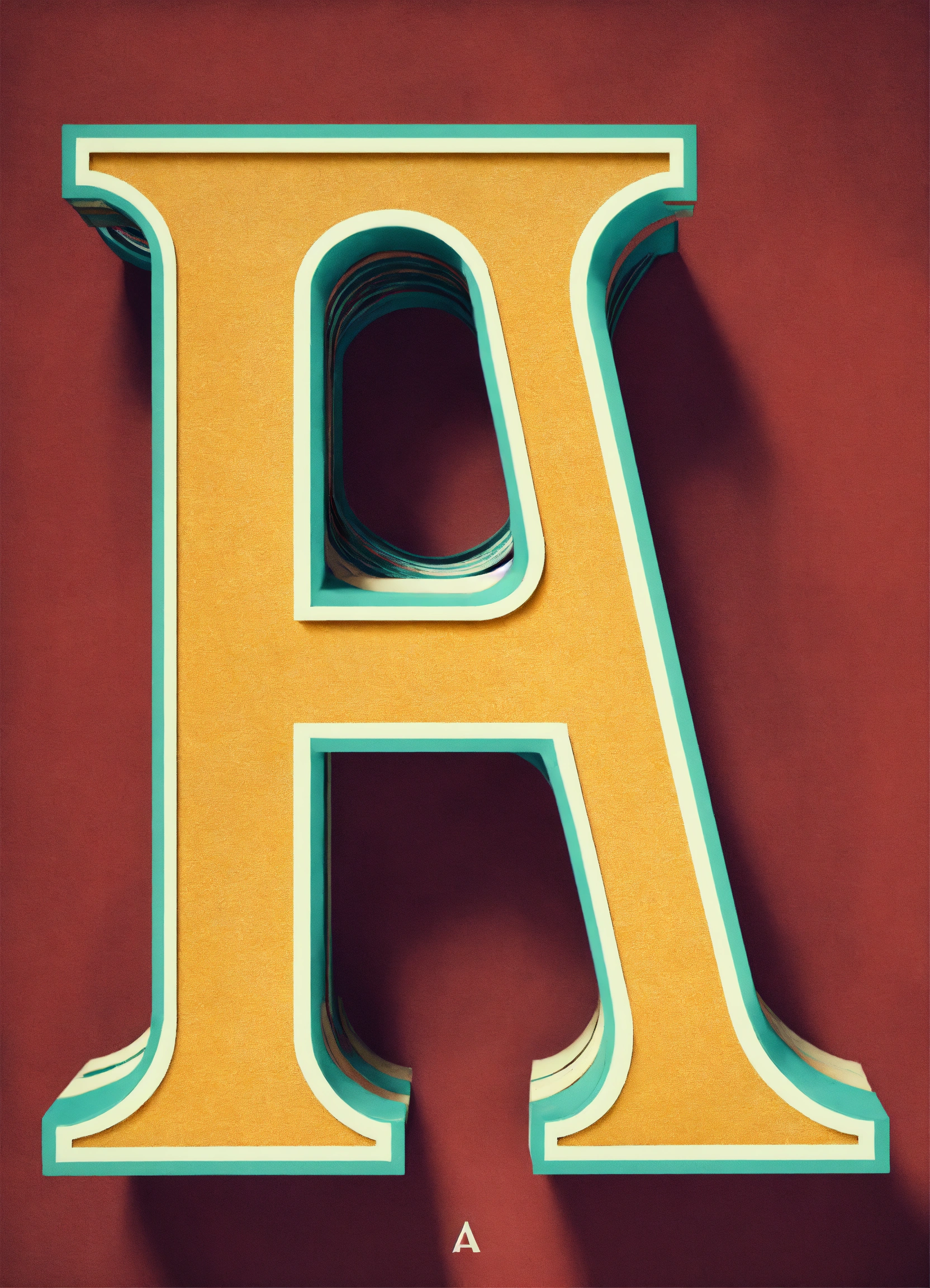 Lexica - Typography, letter "A"