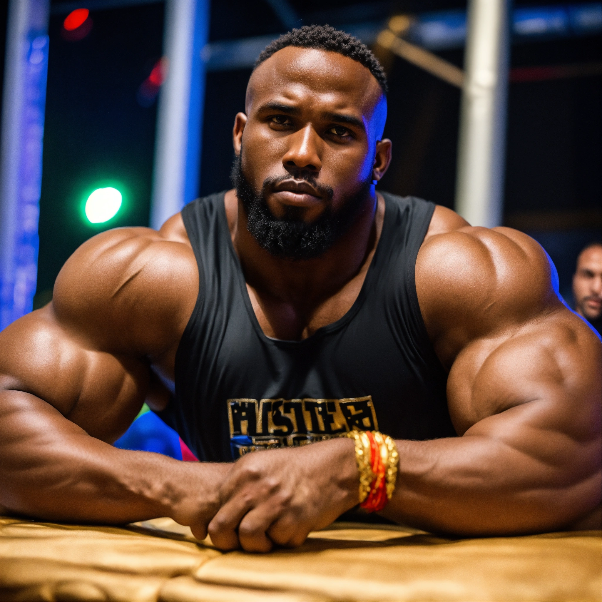 Lexica - 30-year-old Somali man with big muscles, big bodybuilder, body ...