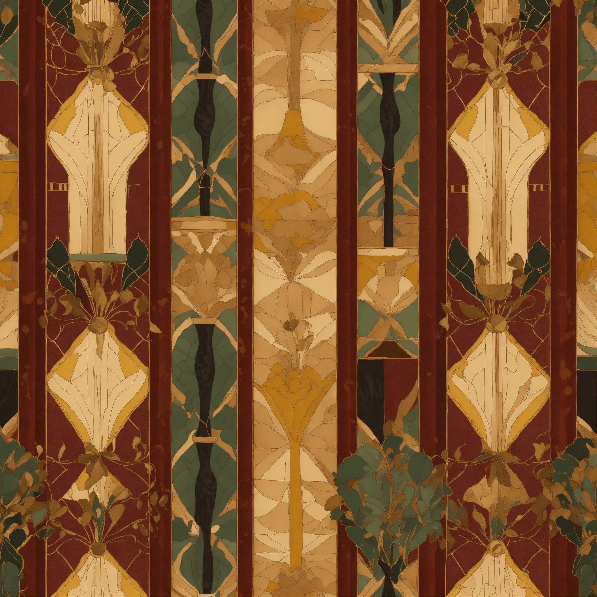 Lexica - Afrocentric repeating pattern create Black renaissance women ...