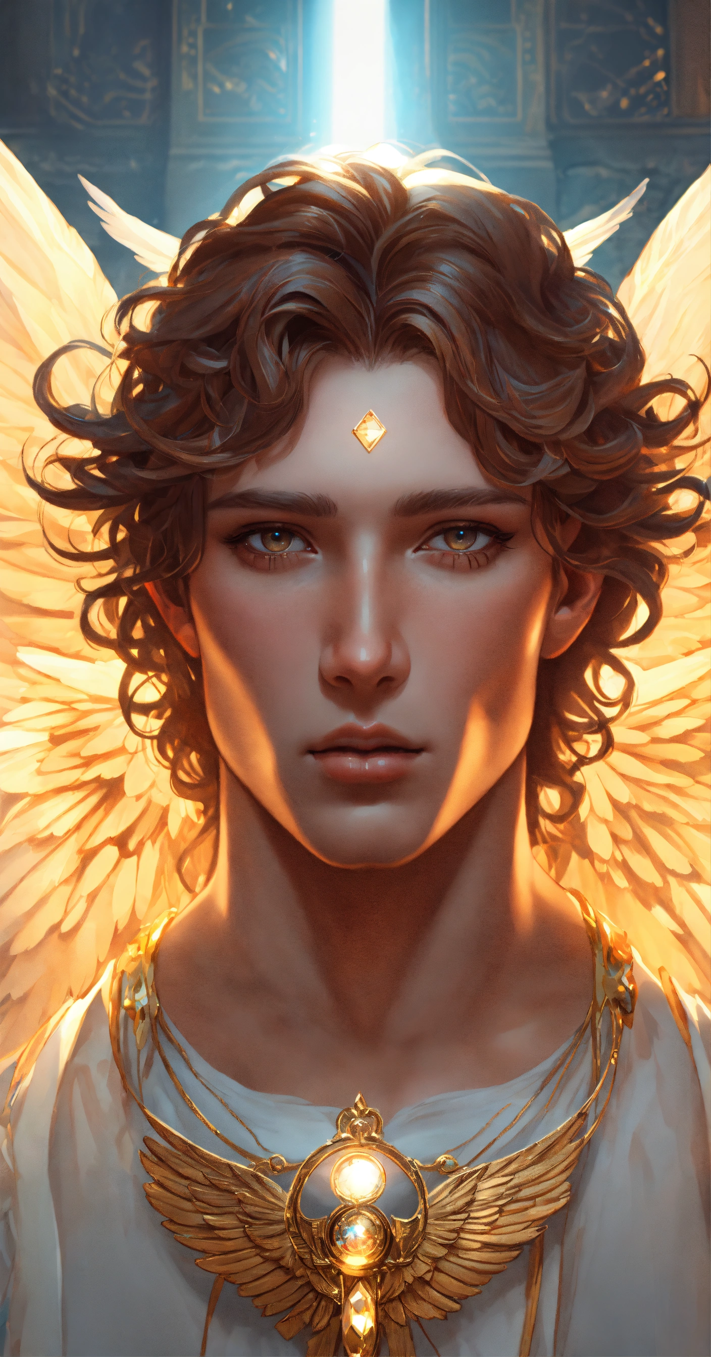 Lexica - Male angel, wings, intricate, headshot, highly detailed ...