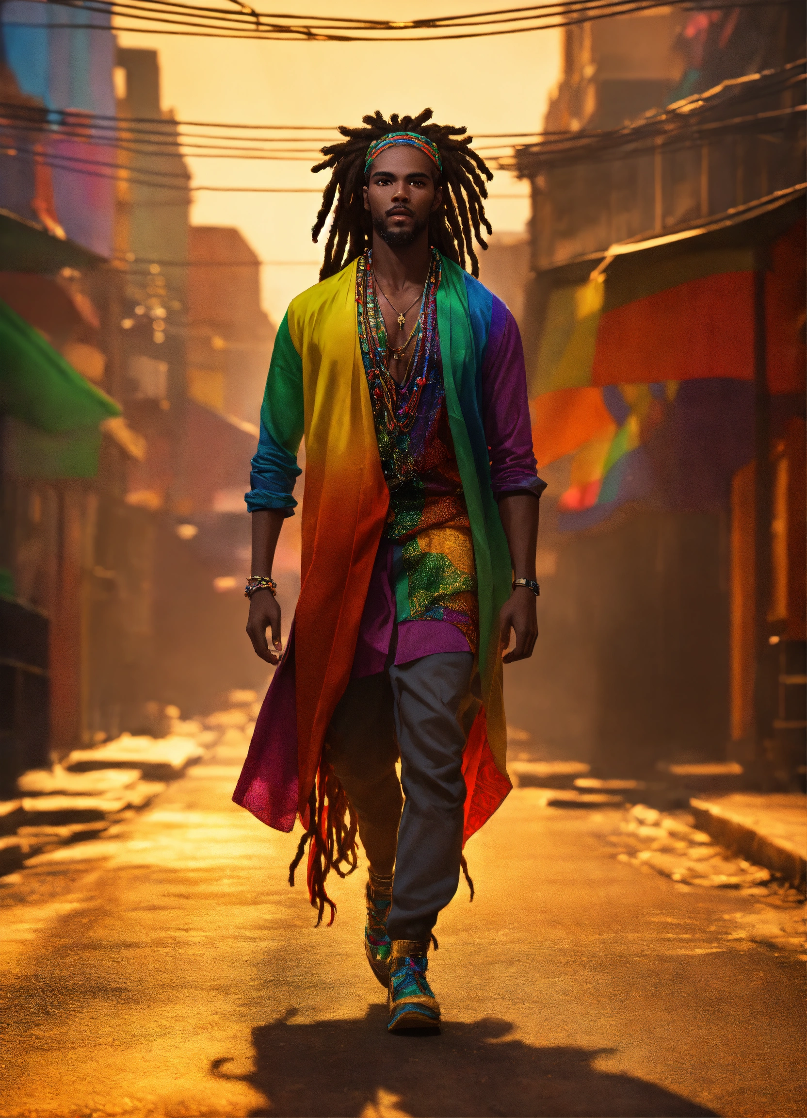 Lexica - Black man with the blackest skin on the color spectrum, his ...