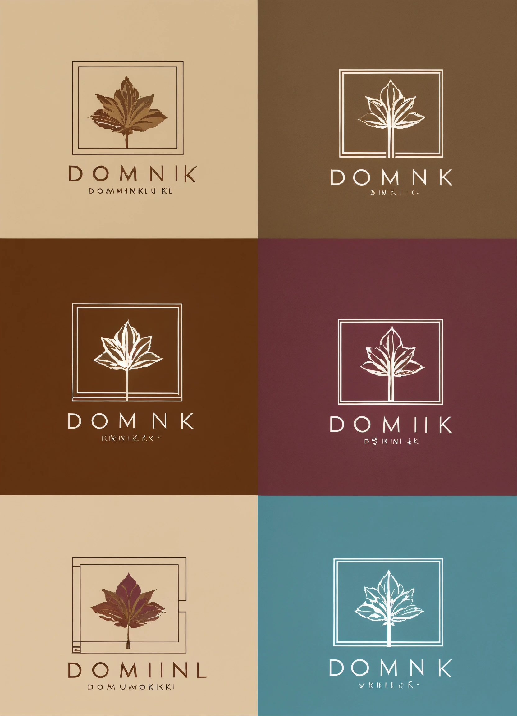 Lexica - Create a logo for the furniture brand "Dominik," where the ...