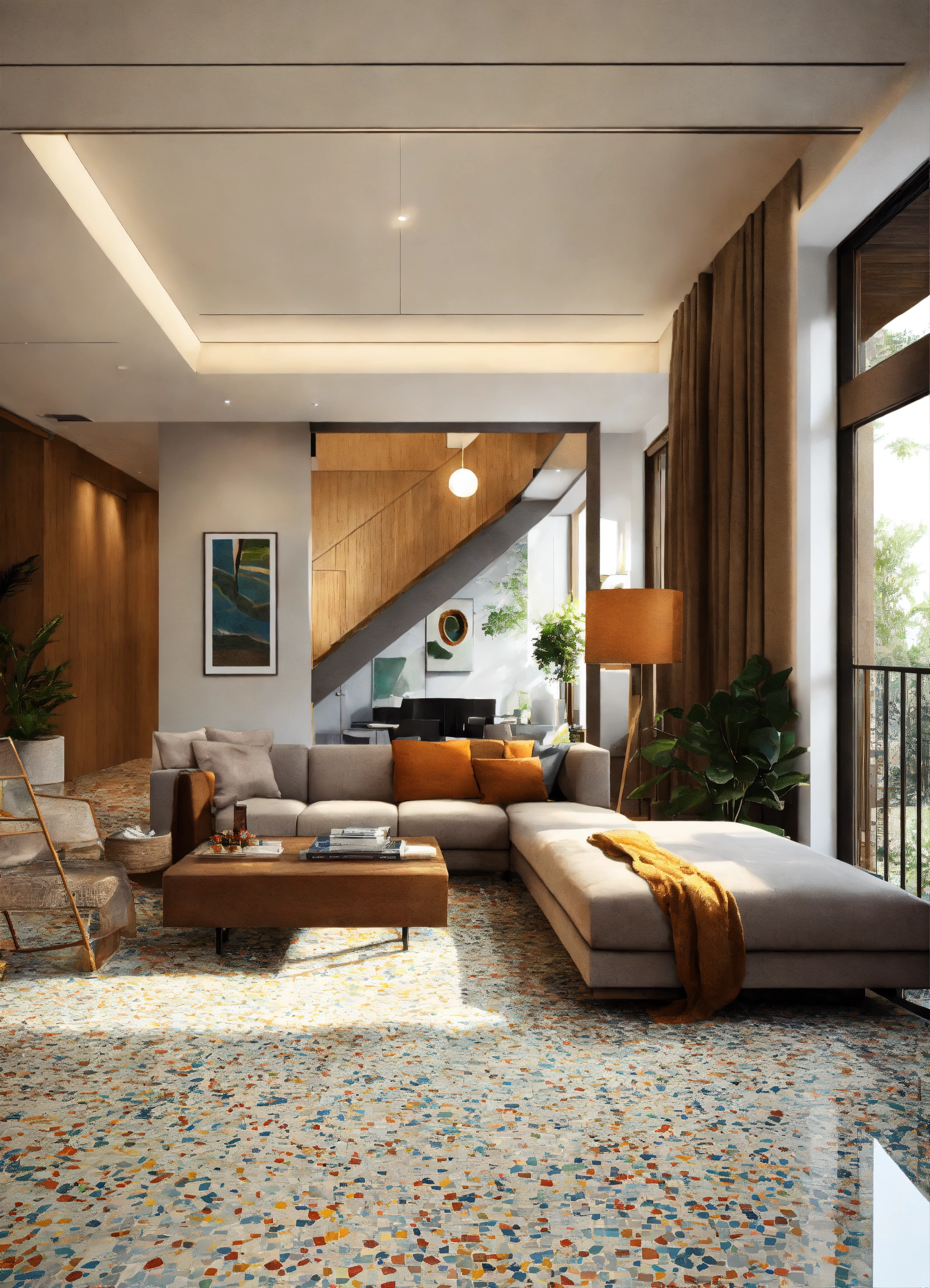 Lexica - American modern style house in one level medium size house ...