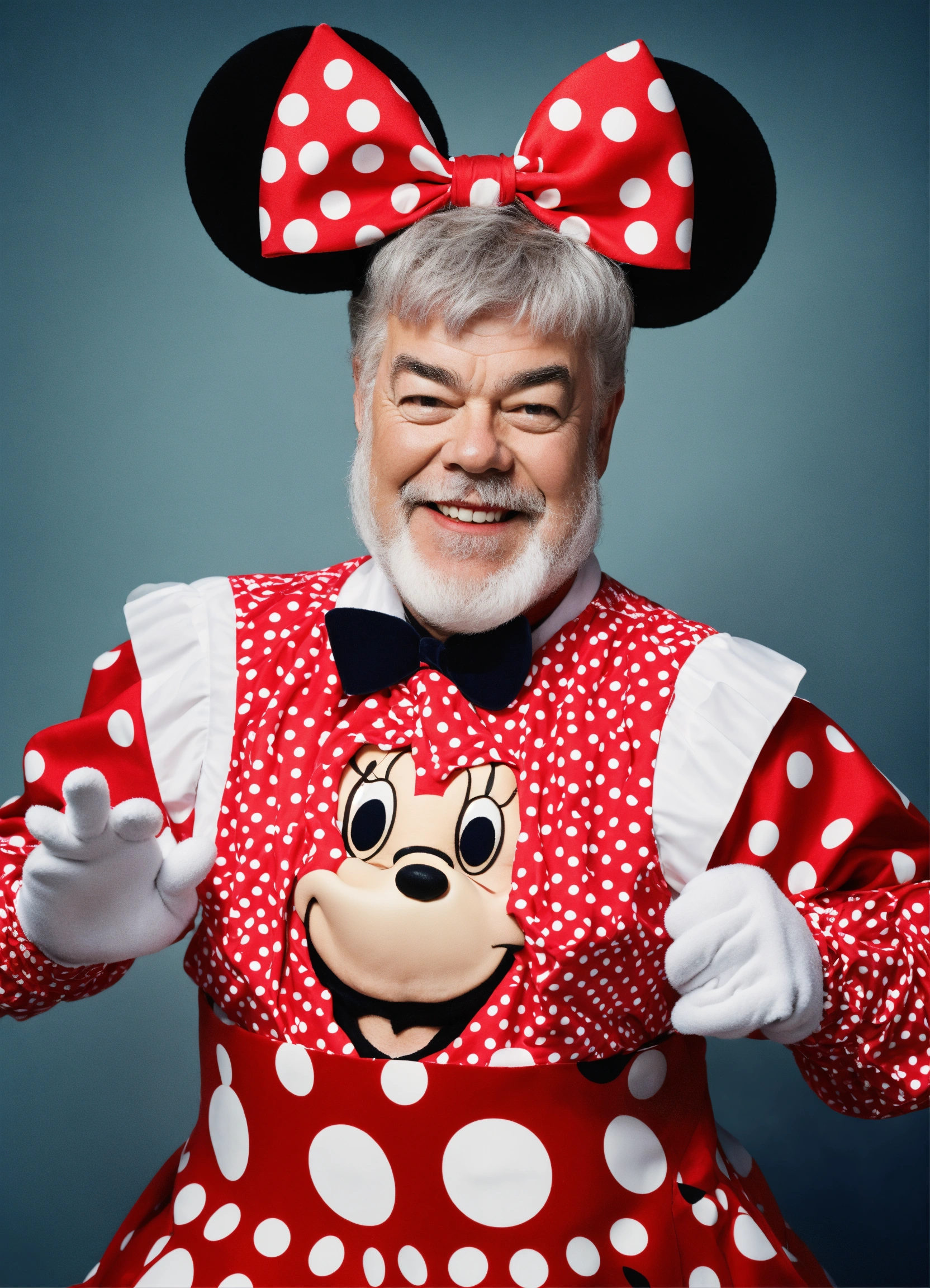 Lexica - Matthew Kelly dressed as Minnie mouse