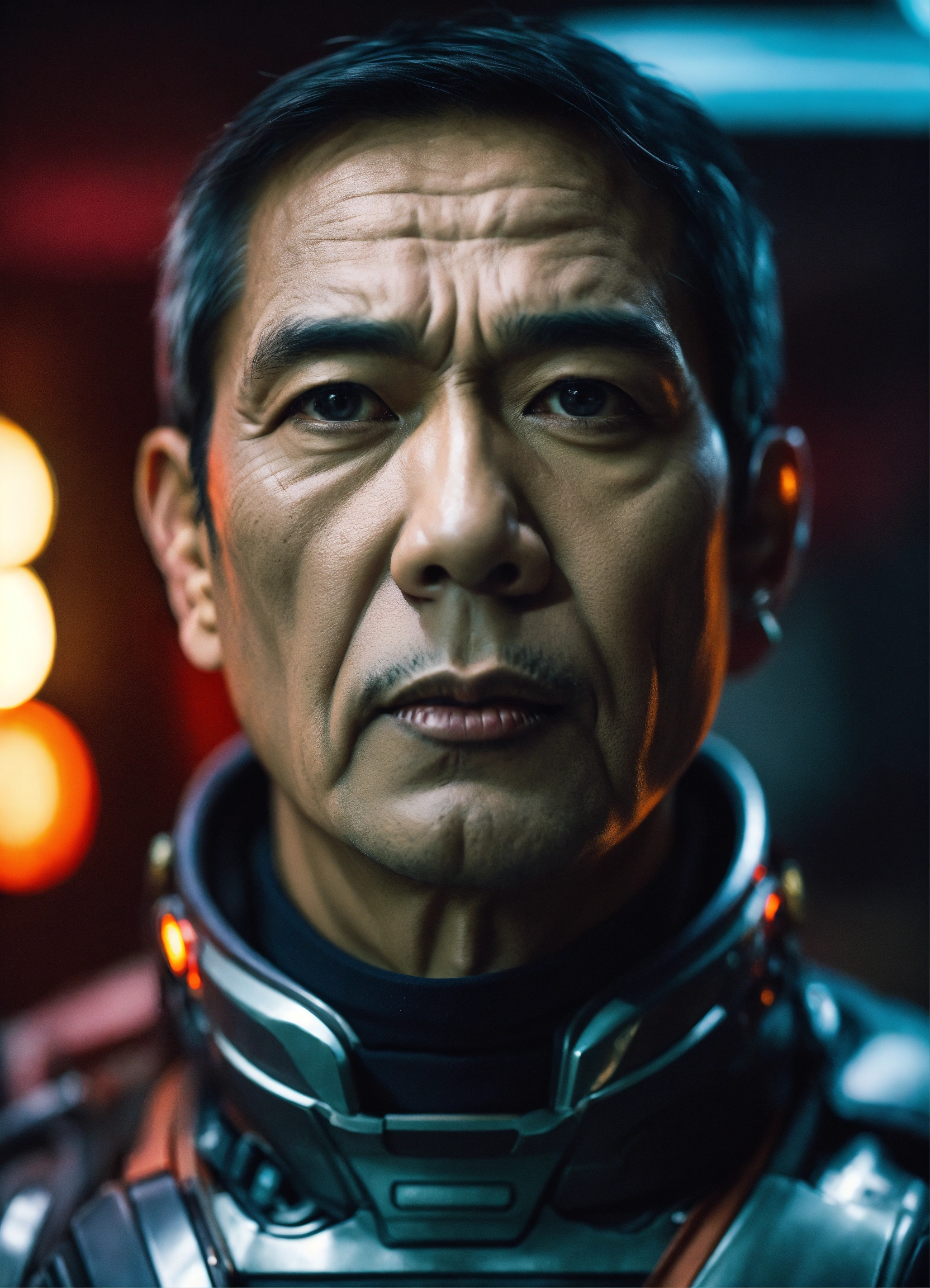 Lexica - A 50-year-old intimidating ugly man, Indo-Asian looking, long ...