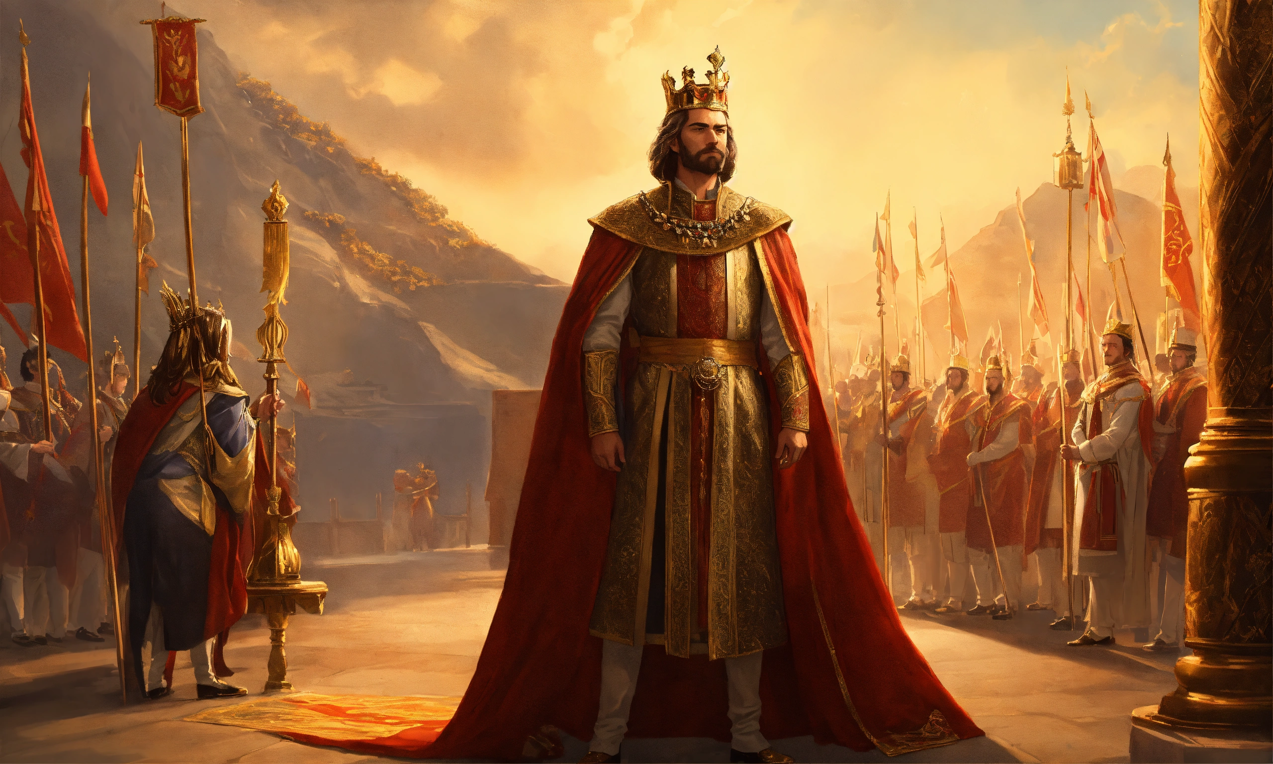 Lexica - Certainly, here's the modified prompt for describing a king ...