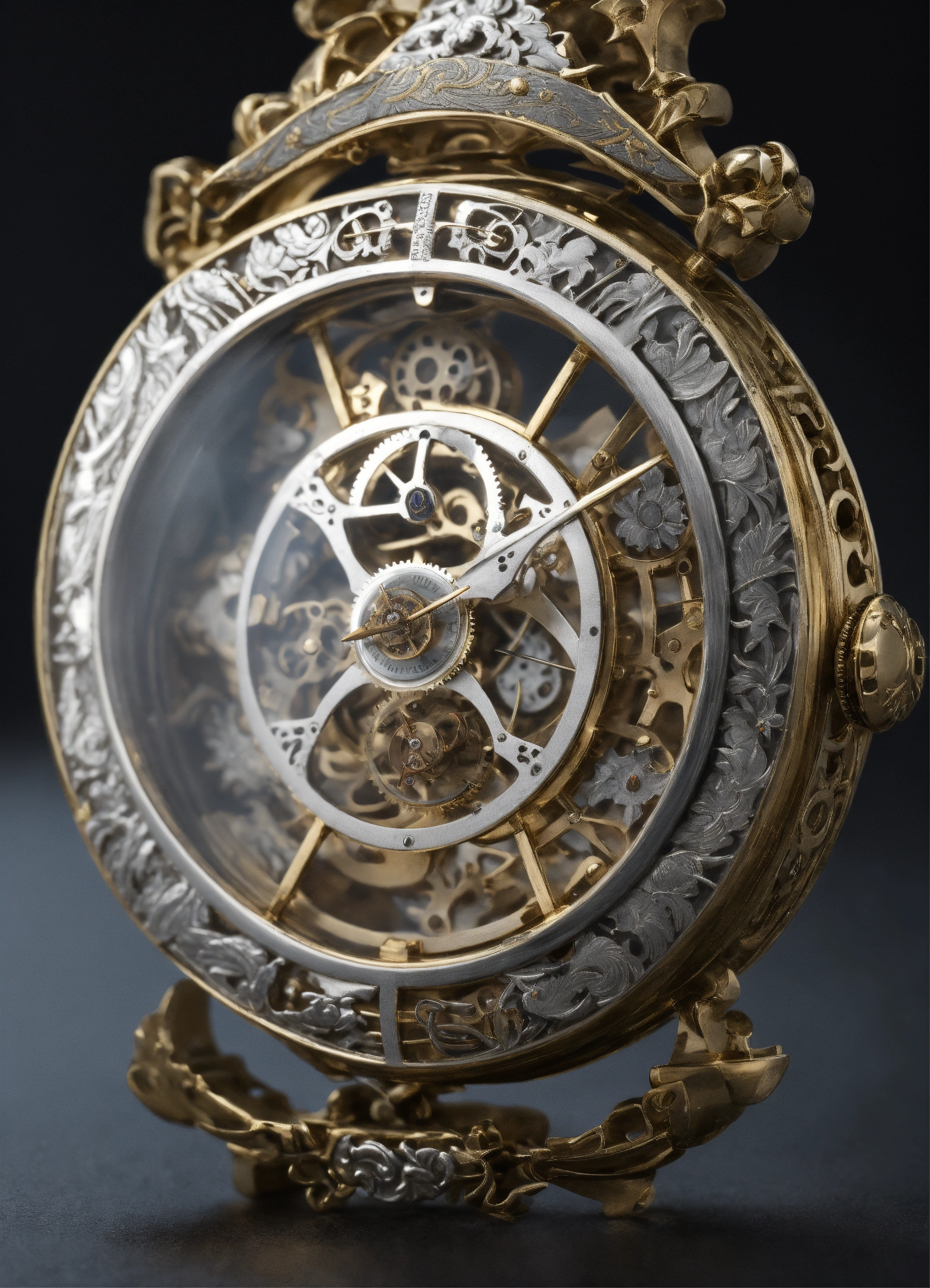 Lexica - Edo Period Skeleton watch, Ford Hallam Style, Shibuichi, tsuba ...