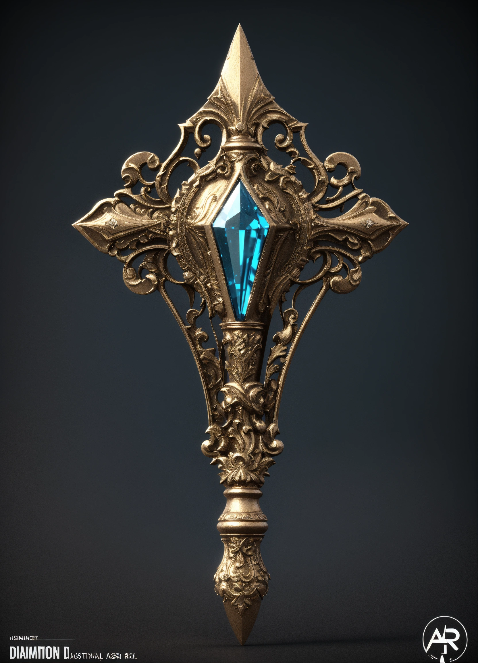 Lexica - Diamond Dagger In Zbrush Style Historical Neovictorian And Asi, 32k, unreal engine