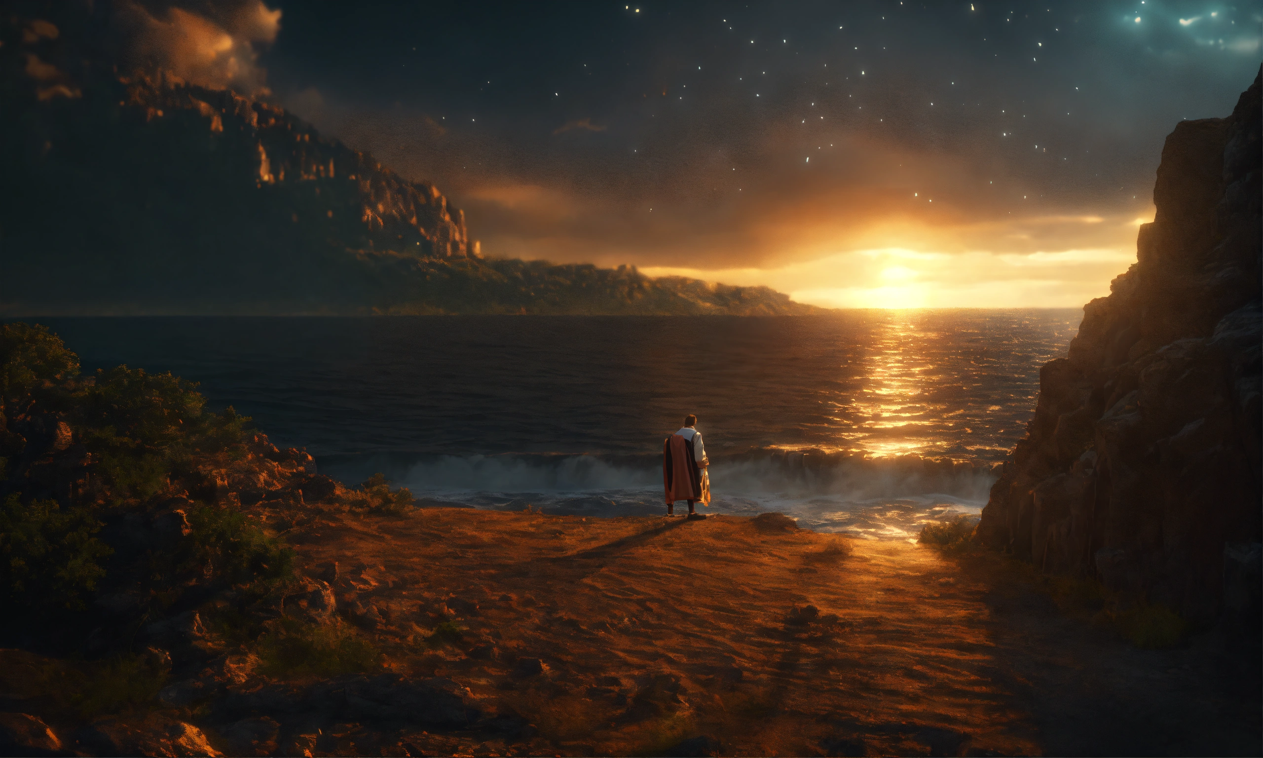 Lexica - Biblical story of Noah praying to God, insanely detailed and ...