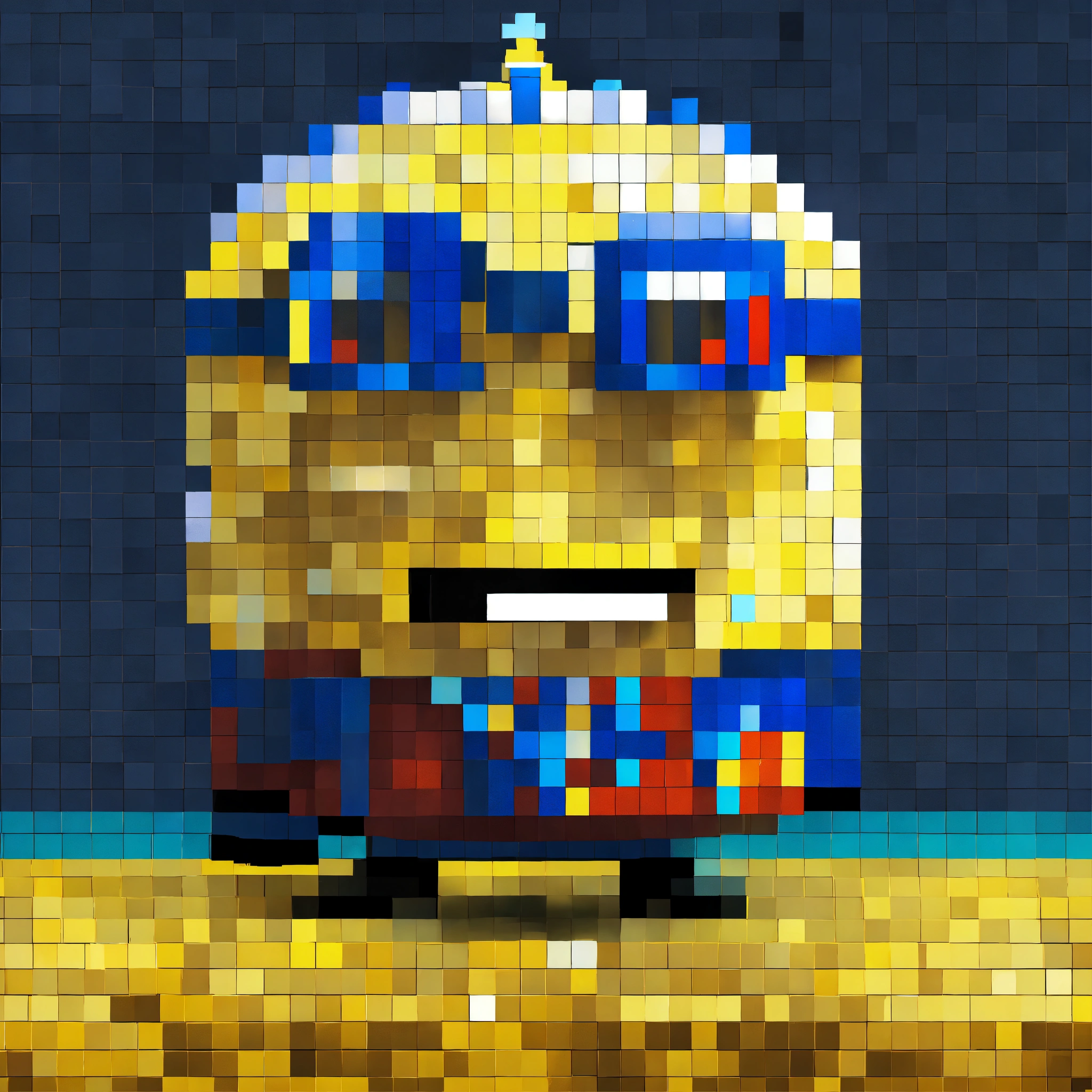 Lexica - Make a minion in a NFT pixelated style