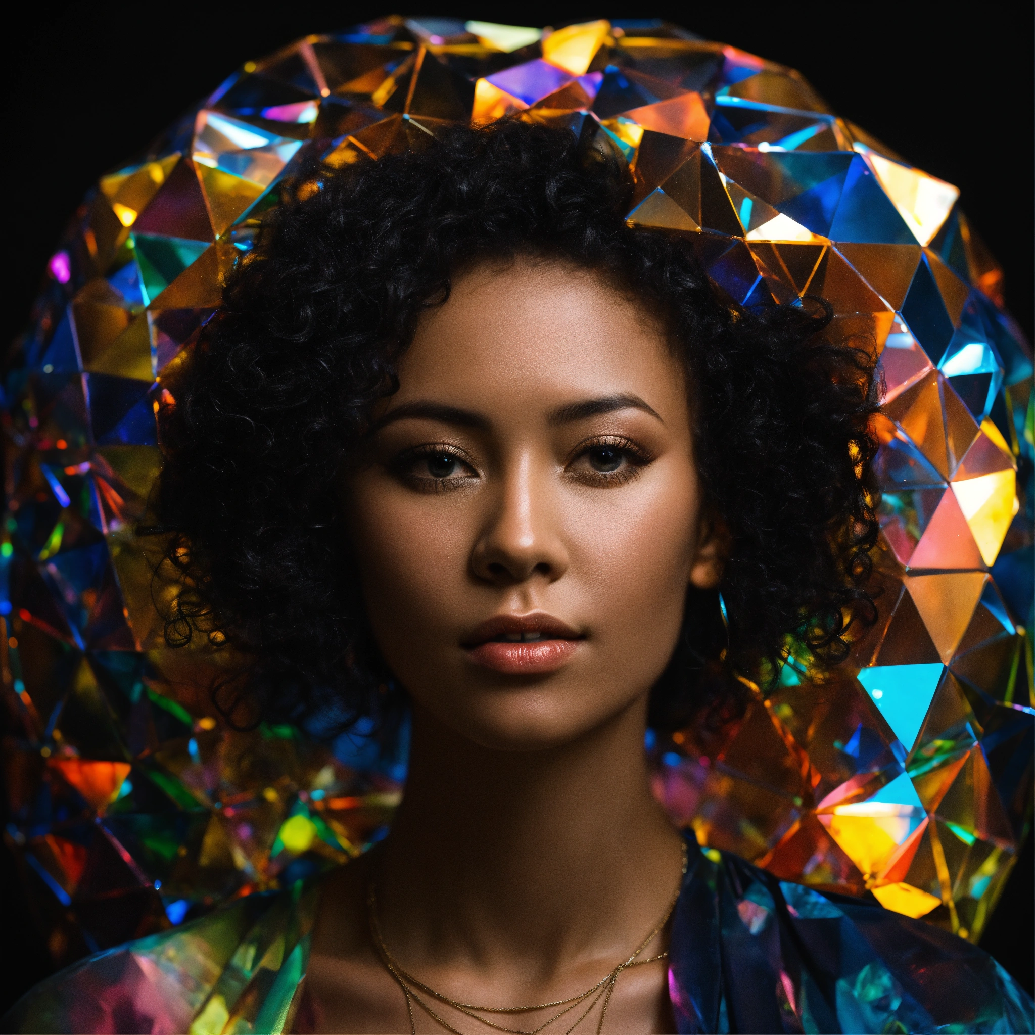 Lexica - Several facets of one woman on her face, facets like family ...