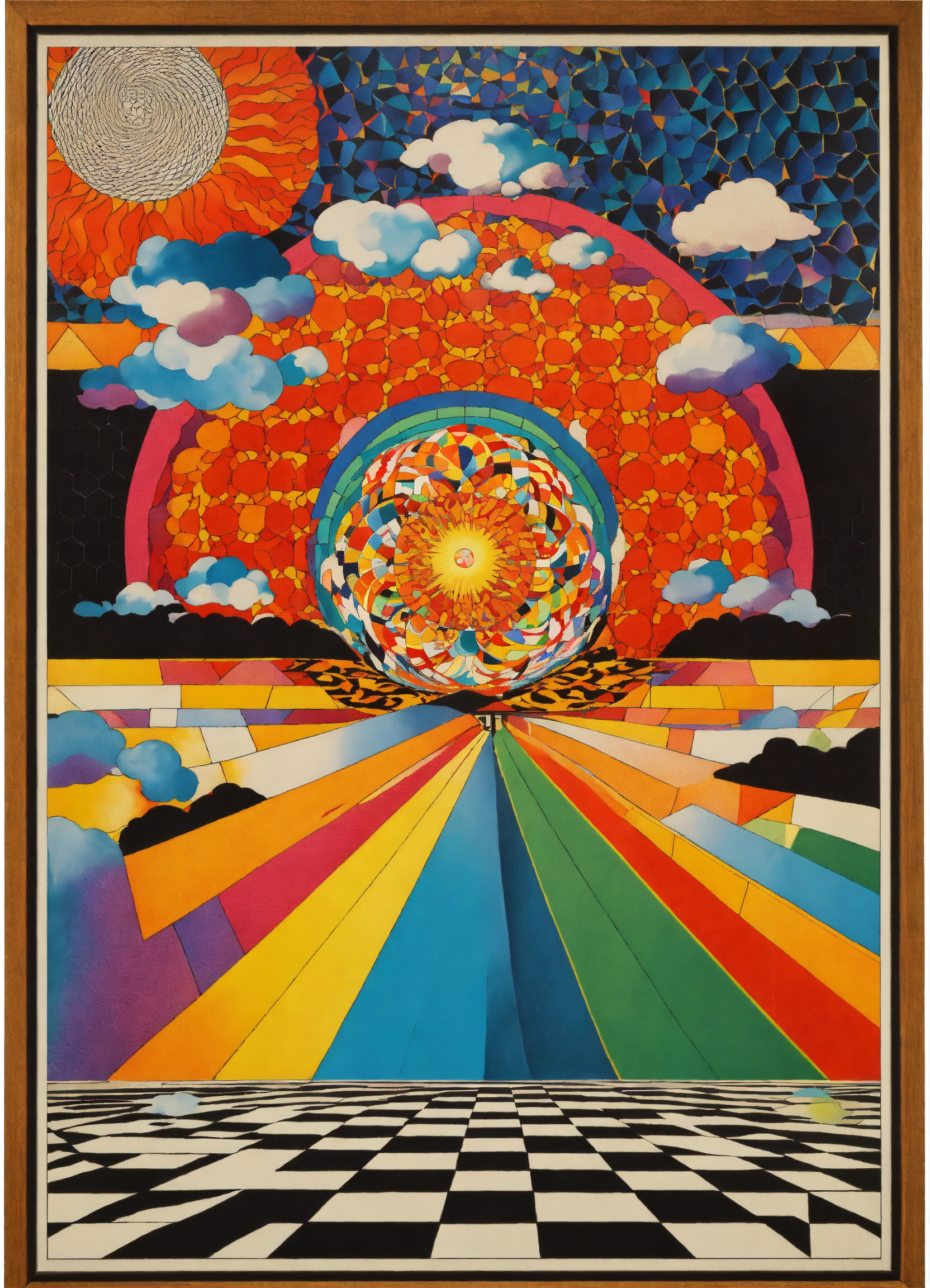 Lexica - Japanese retro poster, complete ecstasy merging into ...