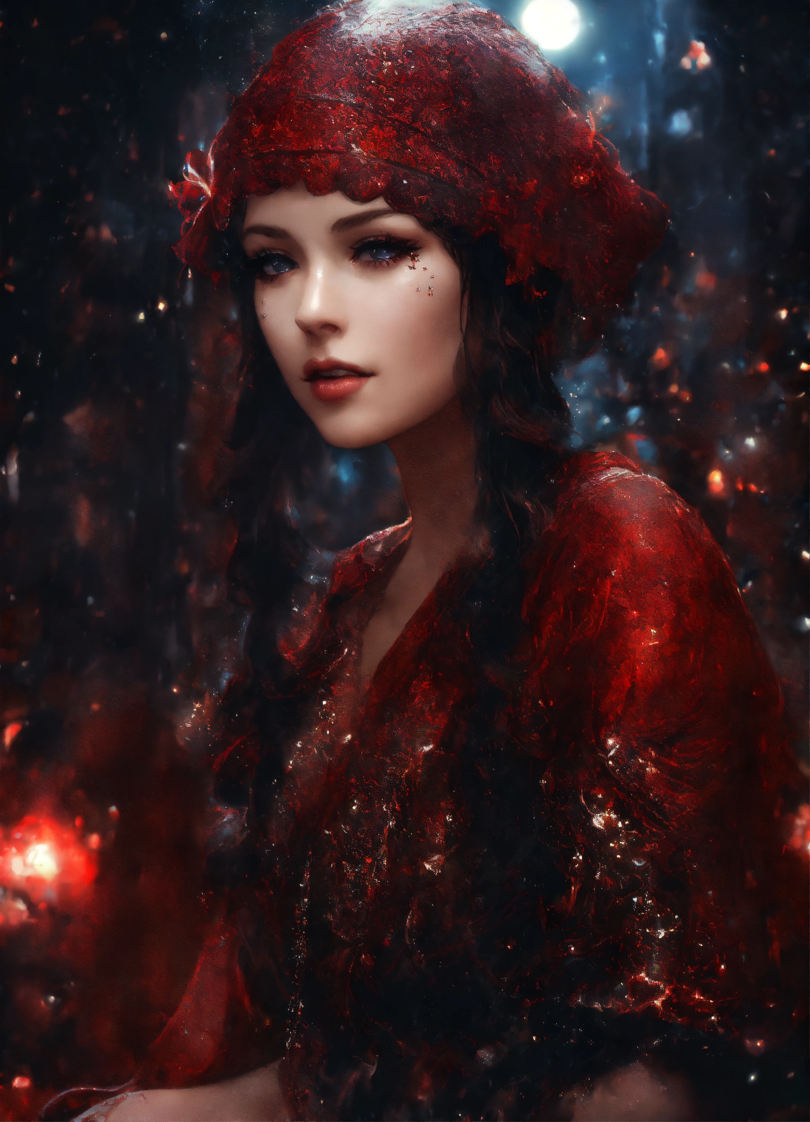 Lexica - Pretty female, splash art, 1920s, Louis Royo style, modern ...