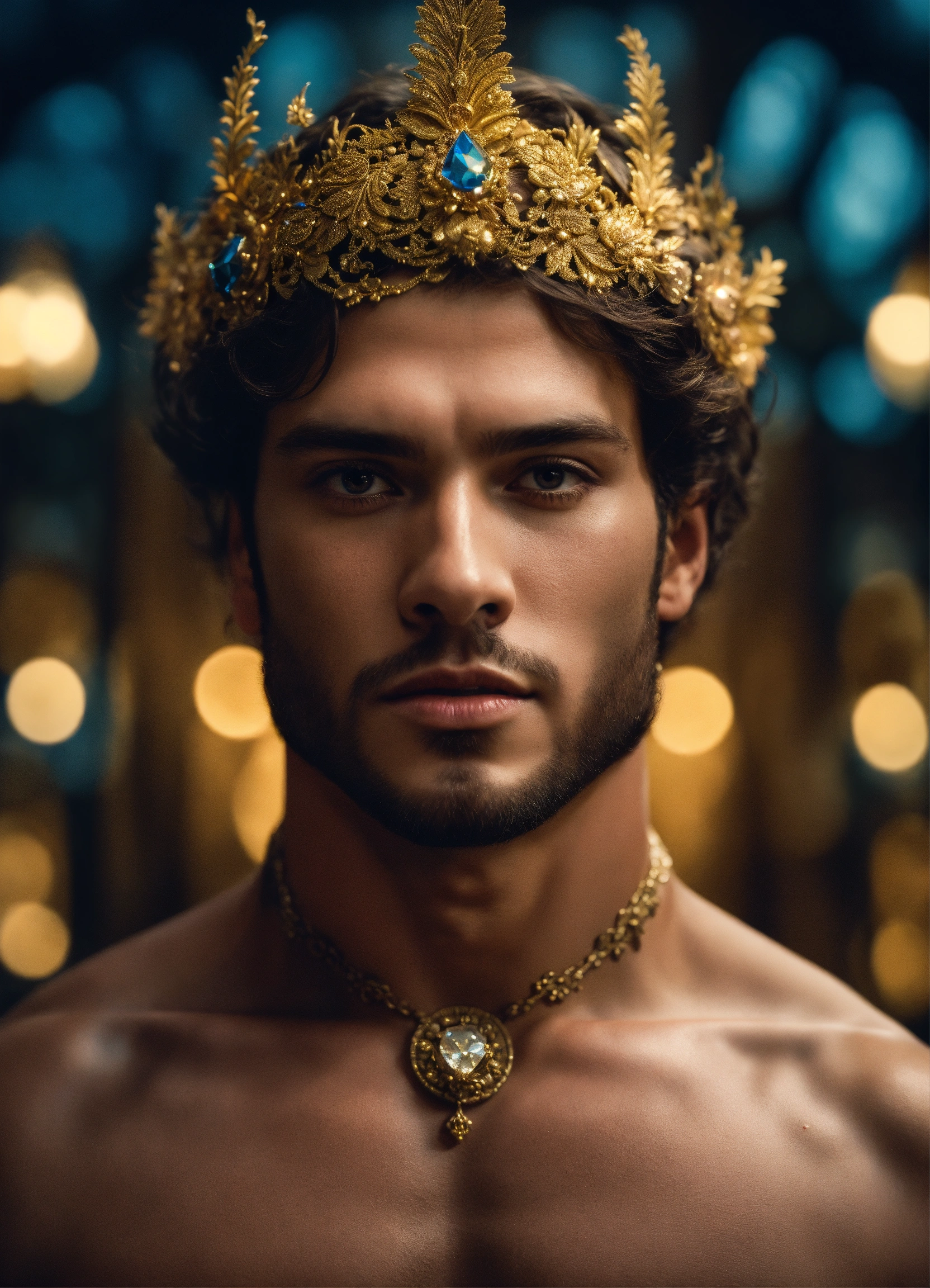 Lexica - Portrait of a stunningly beautiful male fairy in soft light ...