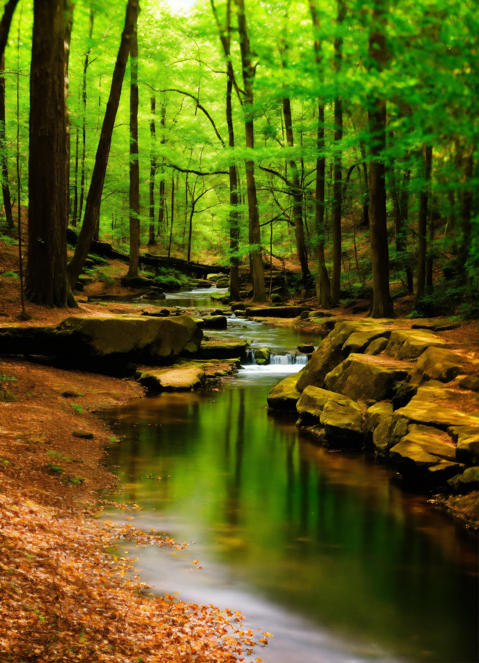 Lexica - Culver Creek, dorm rooms, labyrinth, Alabama, nature, river, woods