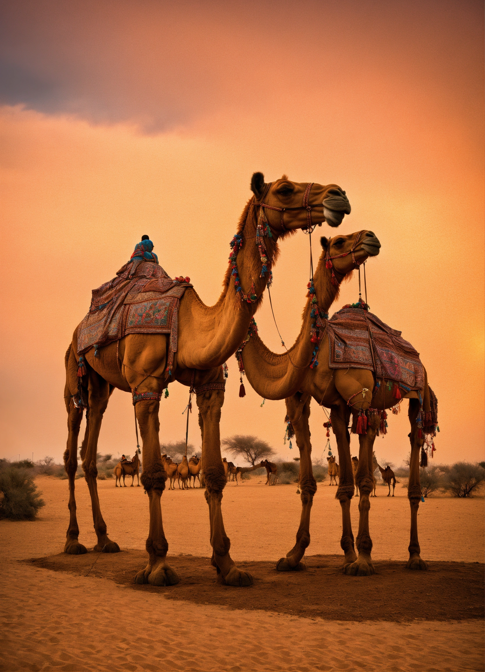 Lexica - Aesthetic sculptures of huge camels