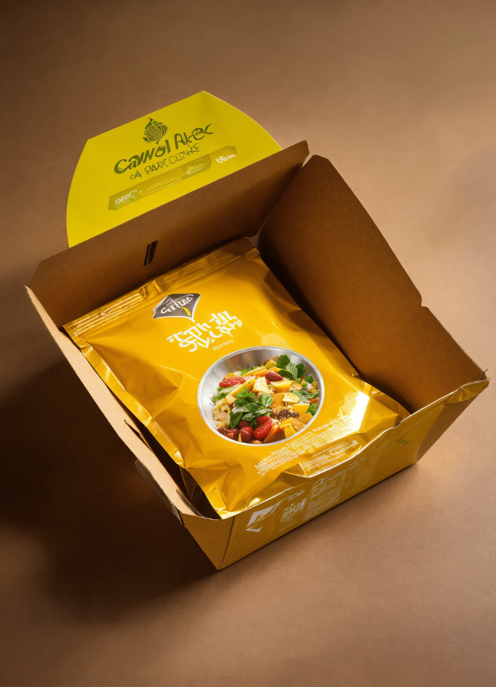 Lexica - An innovative carton cardboard design for foil pouches