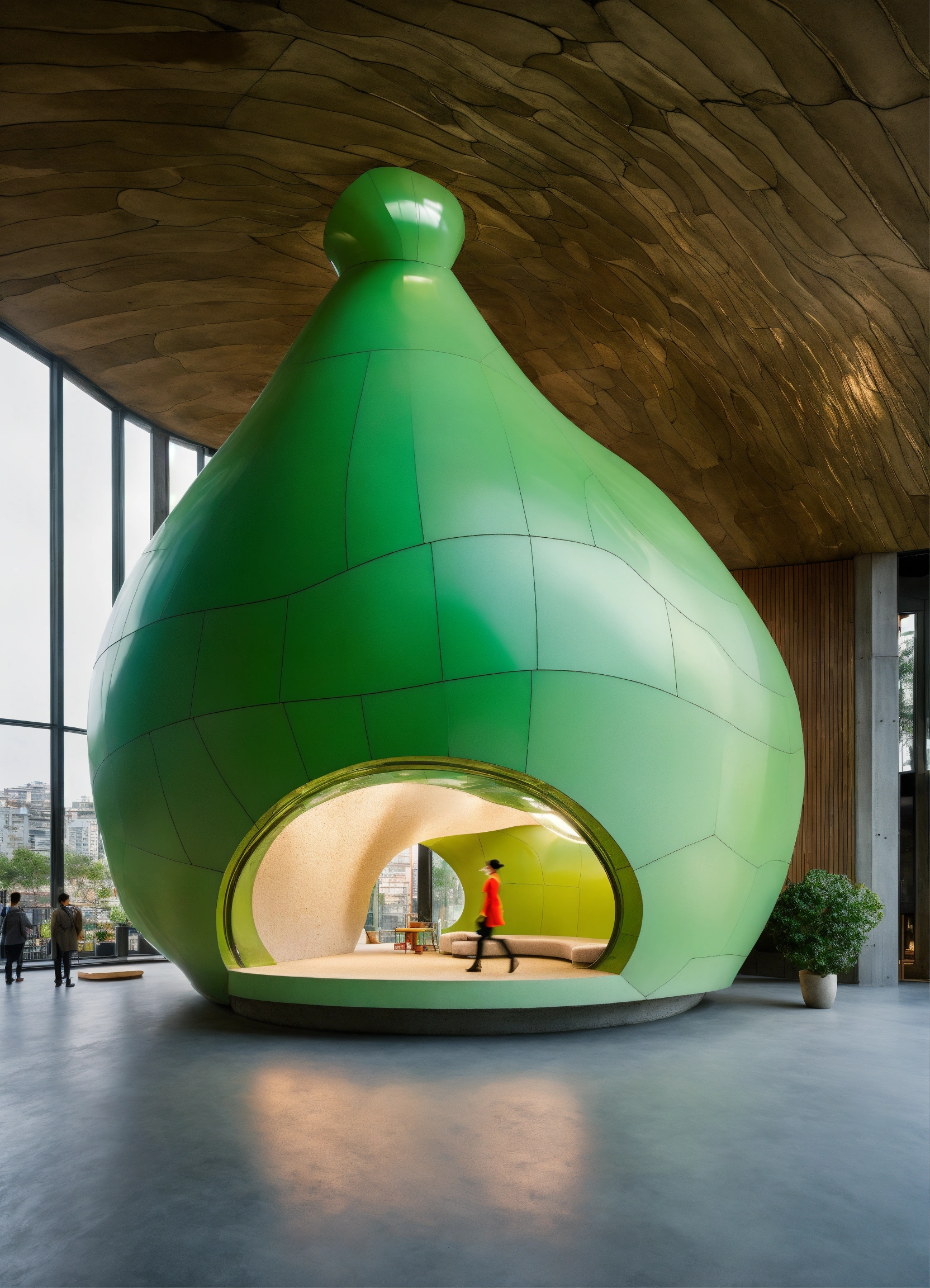 Lexica - A contemporary architectural building in the shape of a snail ...