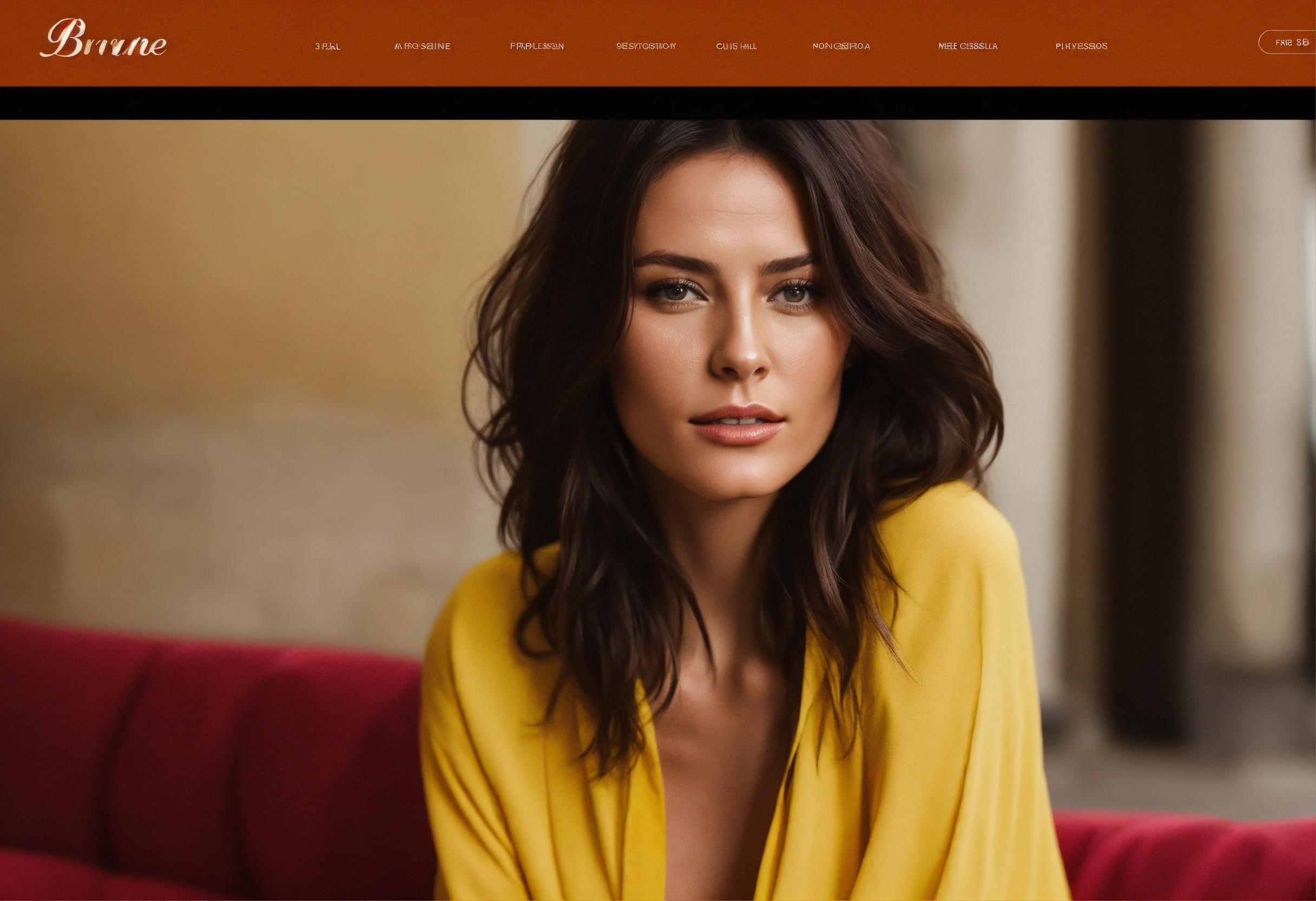 Lexica - Website template, online portfolio in colors, with very classy ...