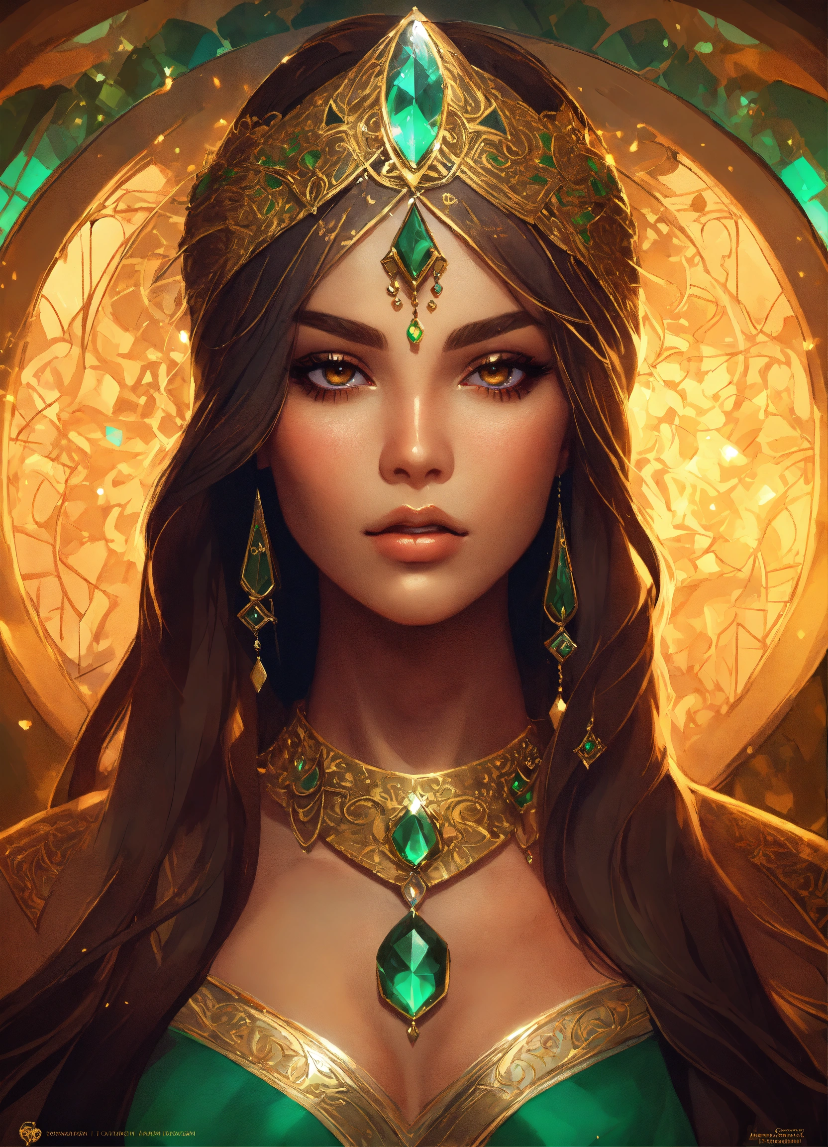 Lexica - Symmetry, full body portrait of gorgeous, persian elf ...