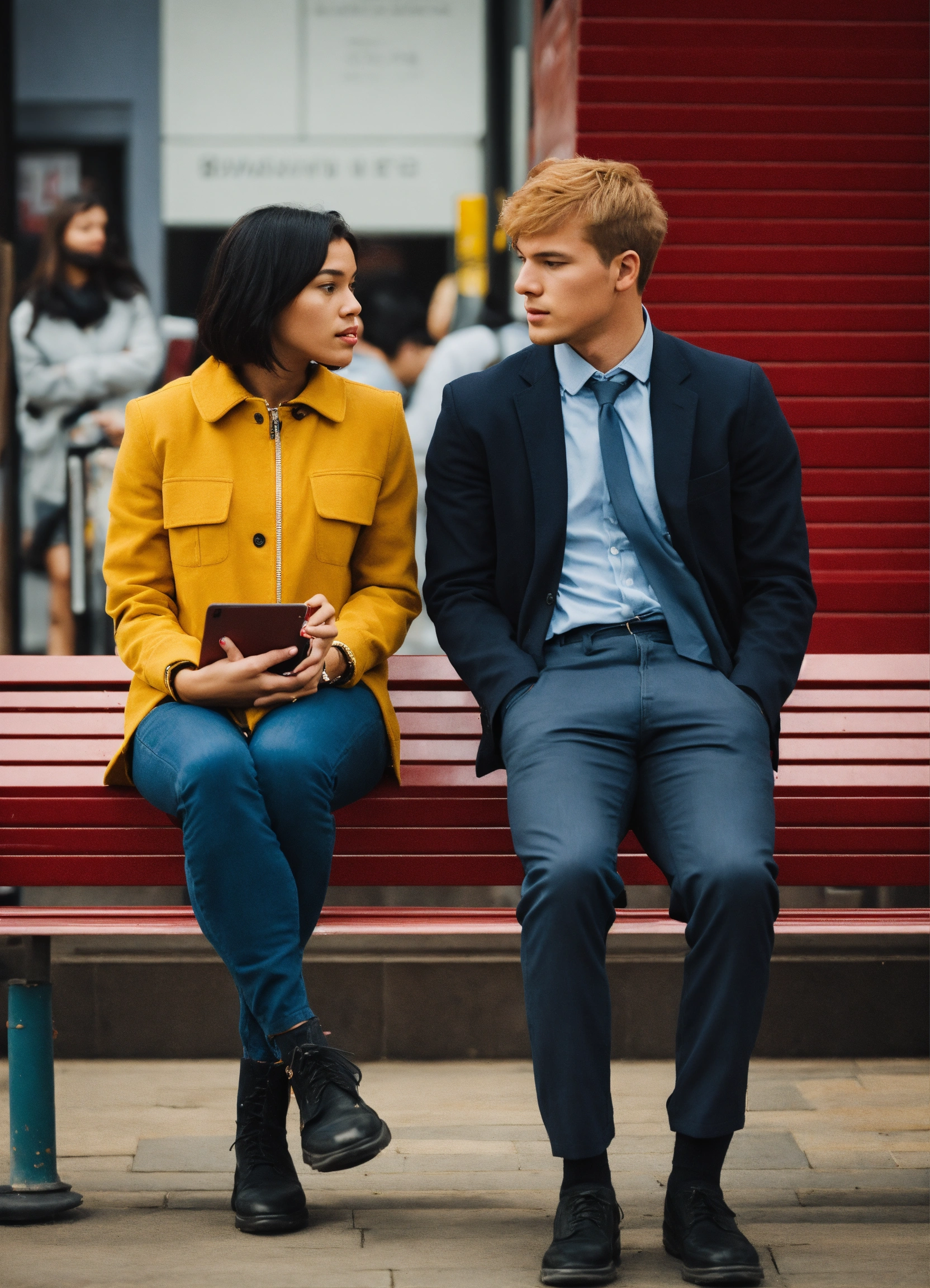 Lexica - 2 people awkward in a public setting