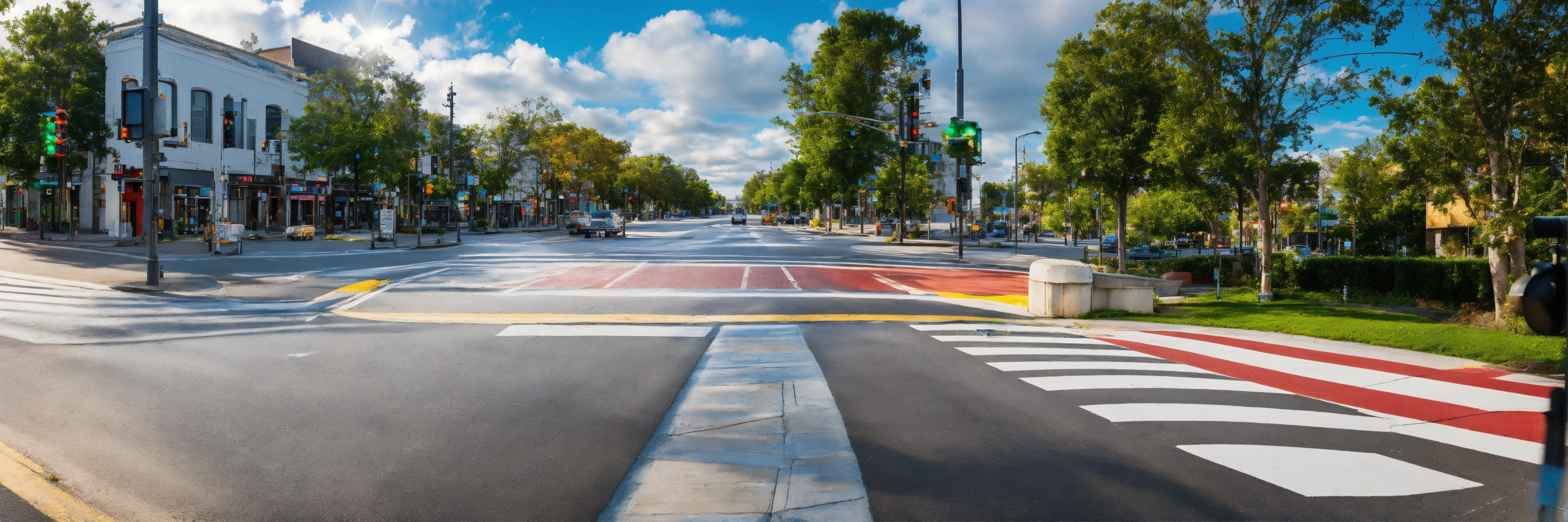 Lexica - Roads, intersection and square and crosswalks and traffic ...