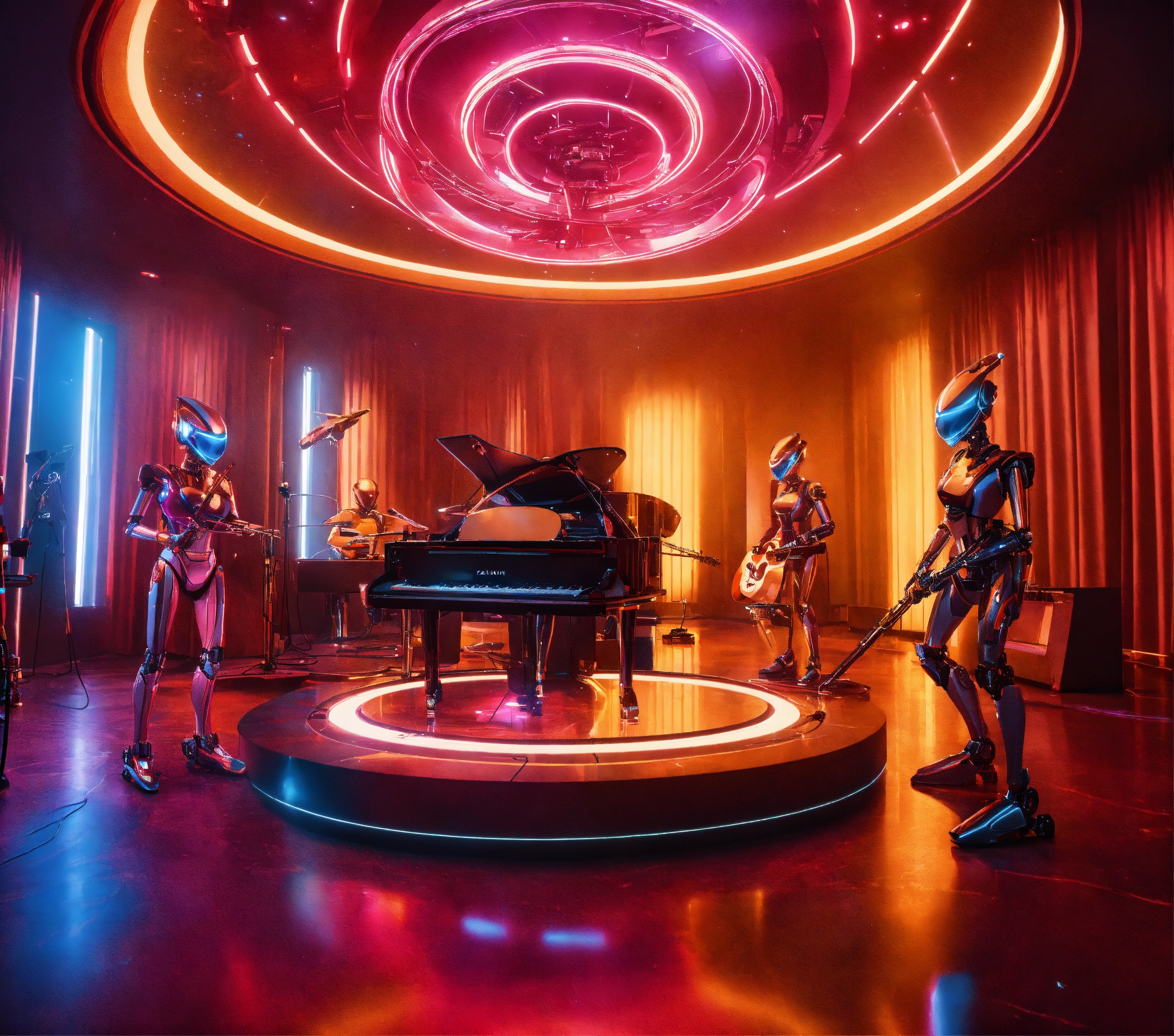Lexica - Band of 4 robot musicians with alien electric instruments ...