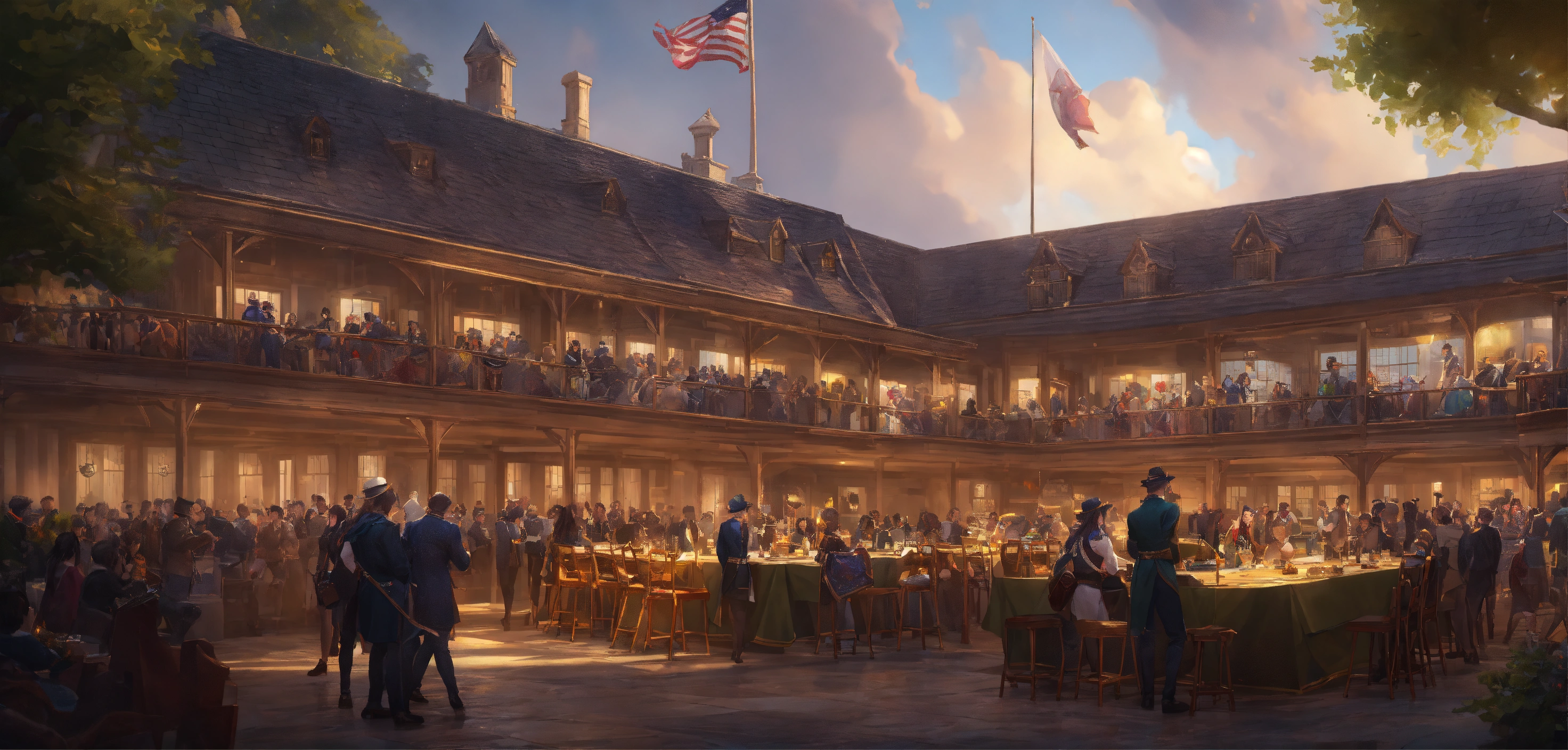 Lexica - A highly detailed League of Legend dynamic illustration of the auction Keeneland Sales ...