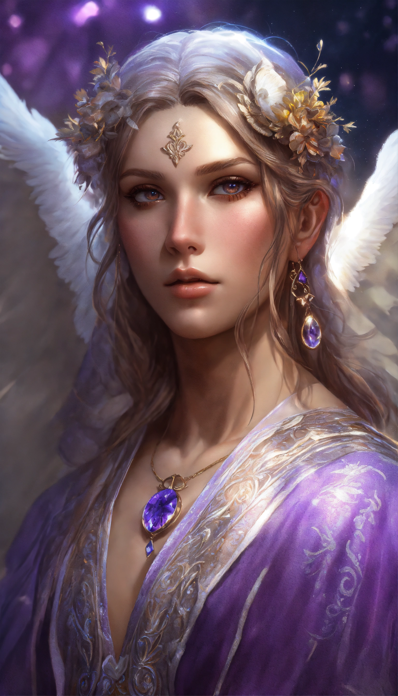 Lexica - Male angel, wings, intricate, highly detailed, digital ...