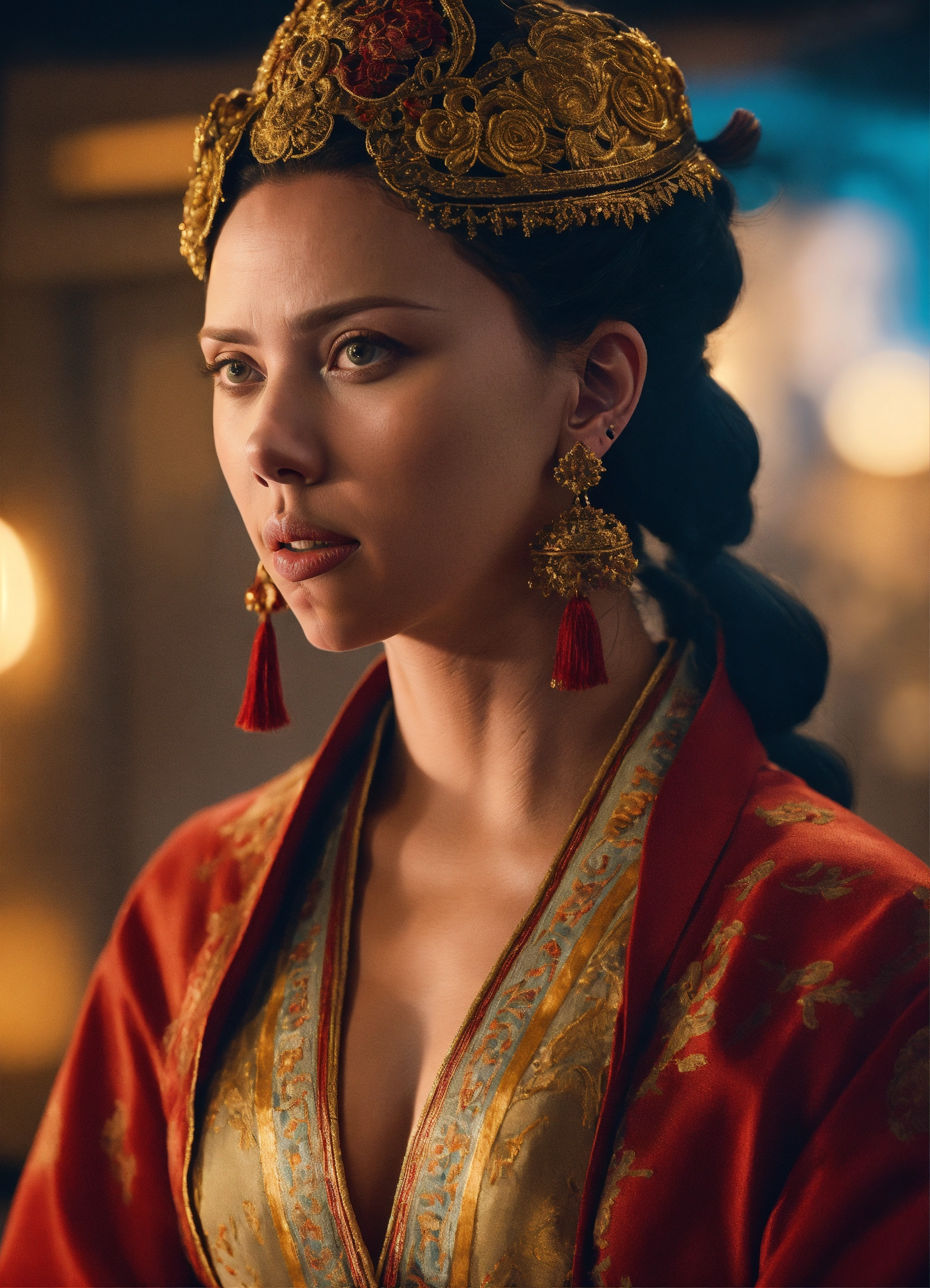 Lexica - Scarlett Johansson, 8k, beautiful, as Chung Li
