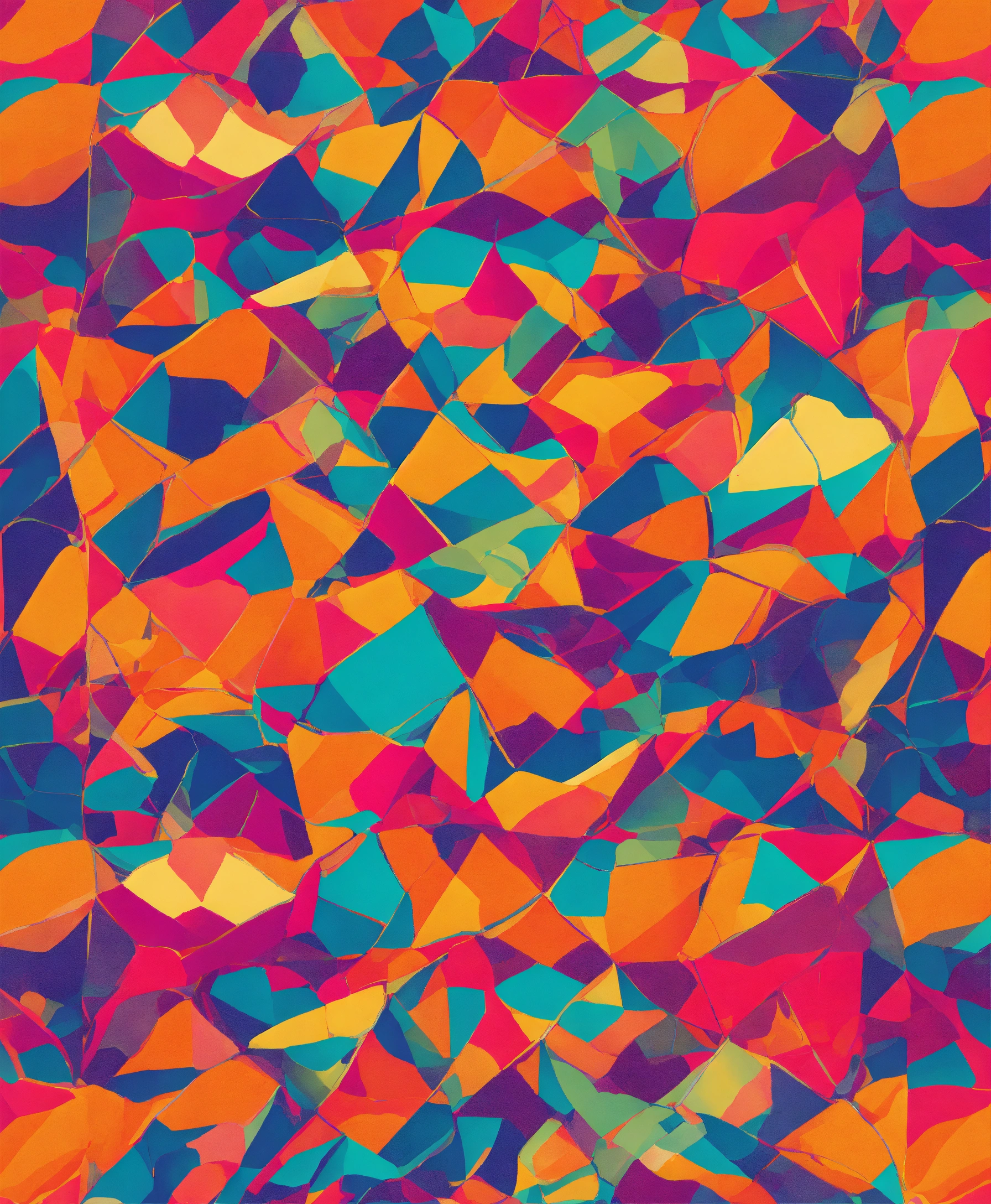 Lexica - Small abstract repeating pattern design with print